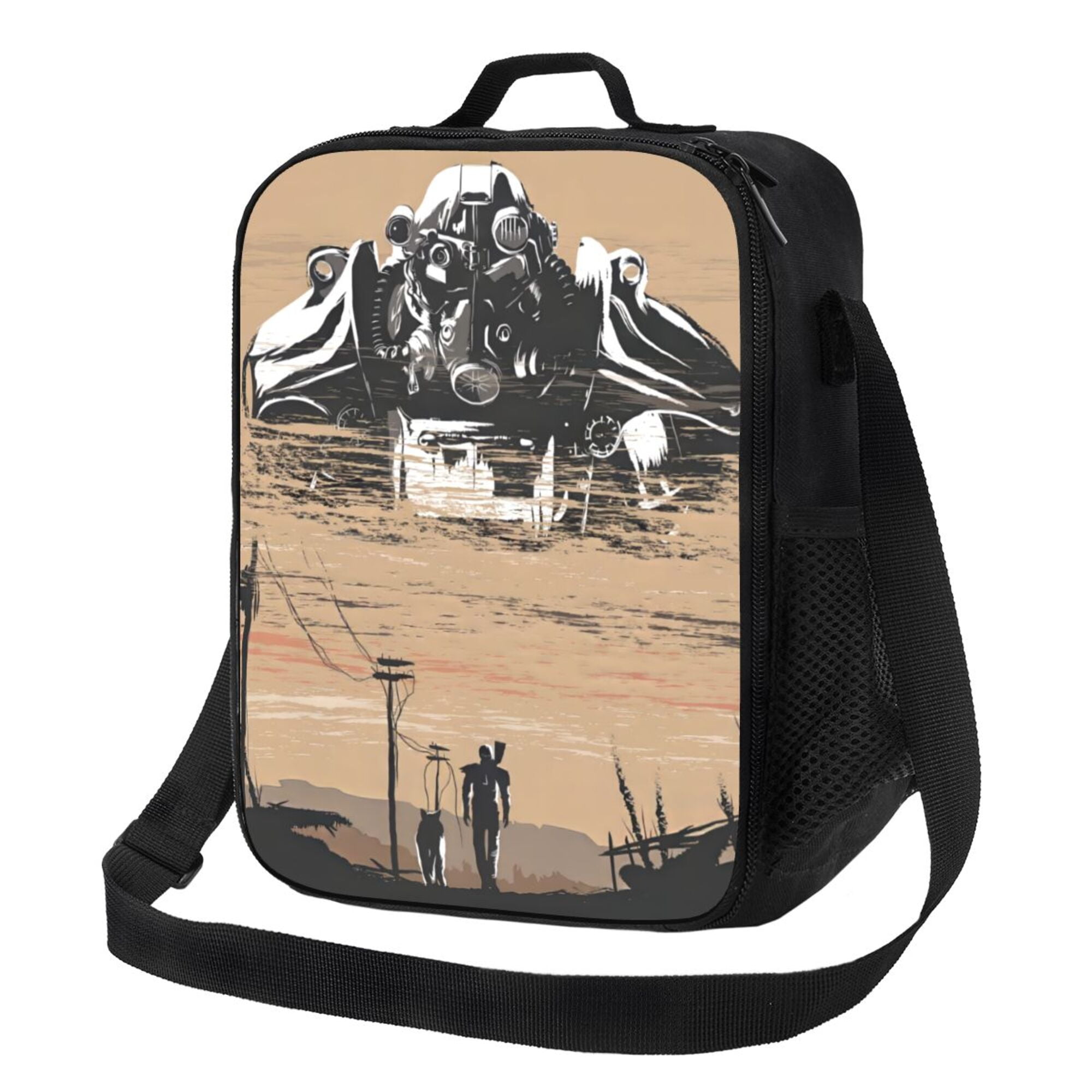 Fallout Lunch Bag, Insulated Shoulder Lunch Box Reusable Tote Bag ...