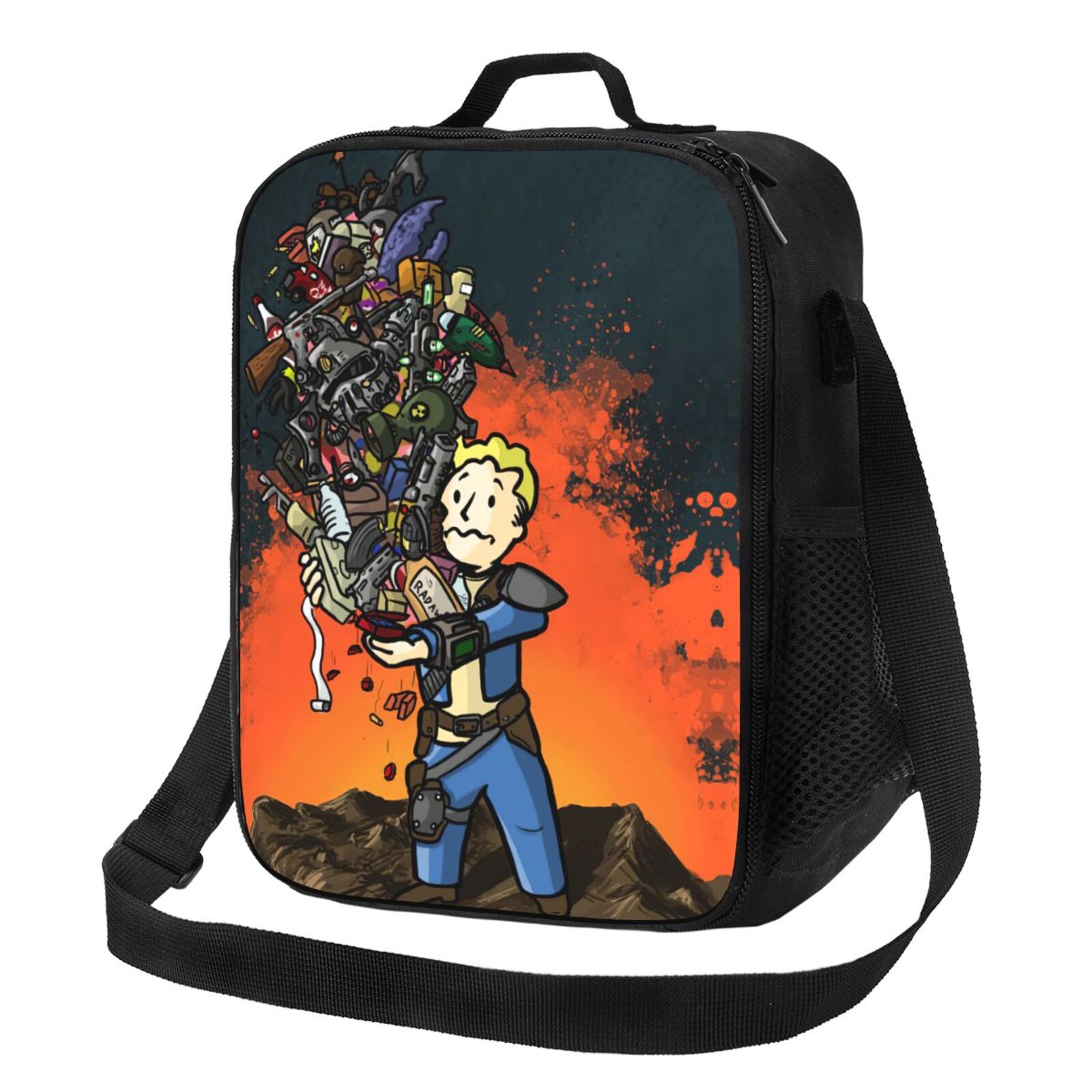 Fallout Lunch Bag Insulated Thermal Boxes with Shoulder Strap & Handle ...