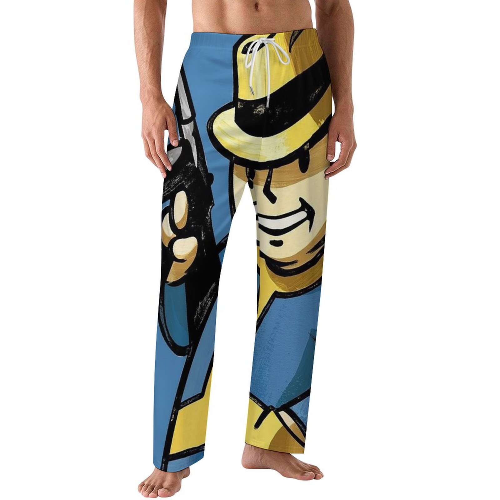 Fallout Men Pajama Pants Bottoms Lounge Pants Elastic Waist Loose Soft ...