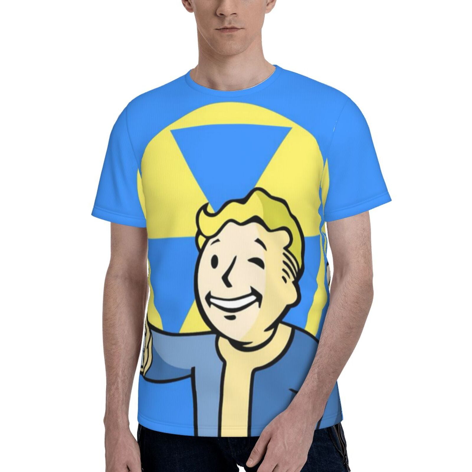 Fallout Mens T-Shirts Casual Short Sleeve Tee Shirt Summer Soft Tops ...