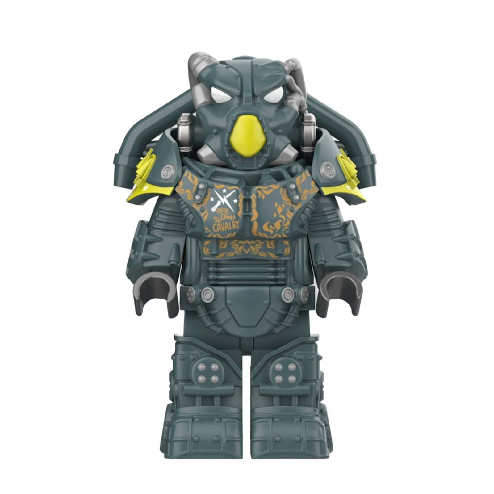 Fallout Minifigure Building Block Set, Game Fallout Action Figure 2 ...