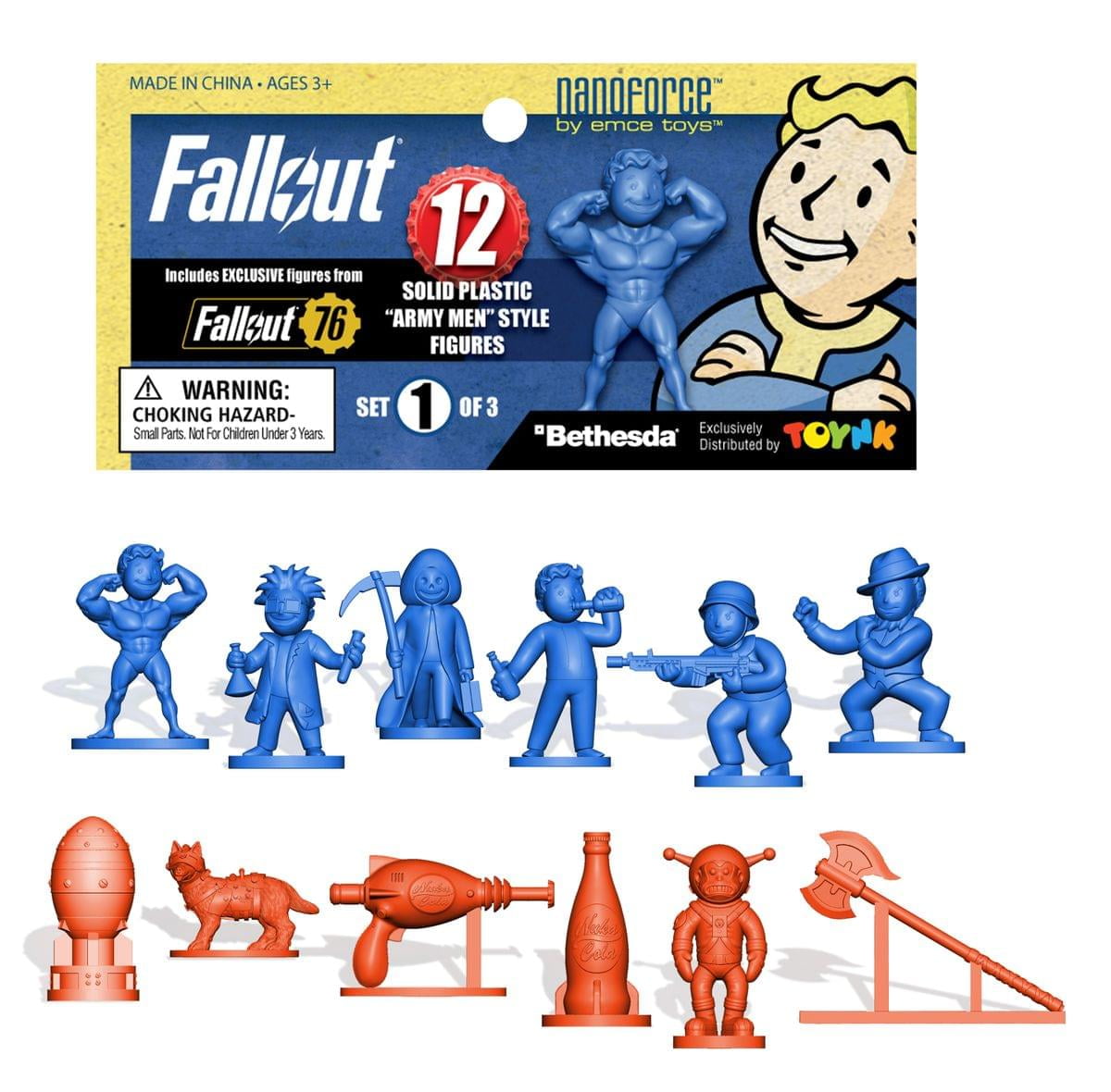 Fallout Nanoforce Series 1 Army Builder Figure Collection - Bagged Set ...
