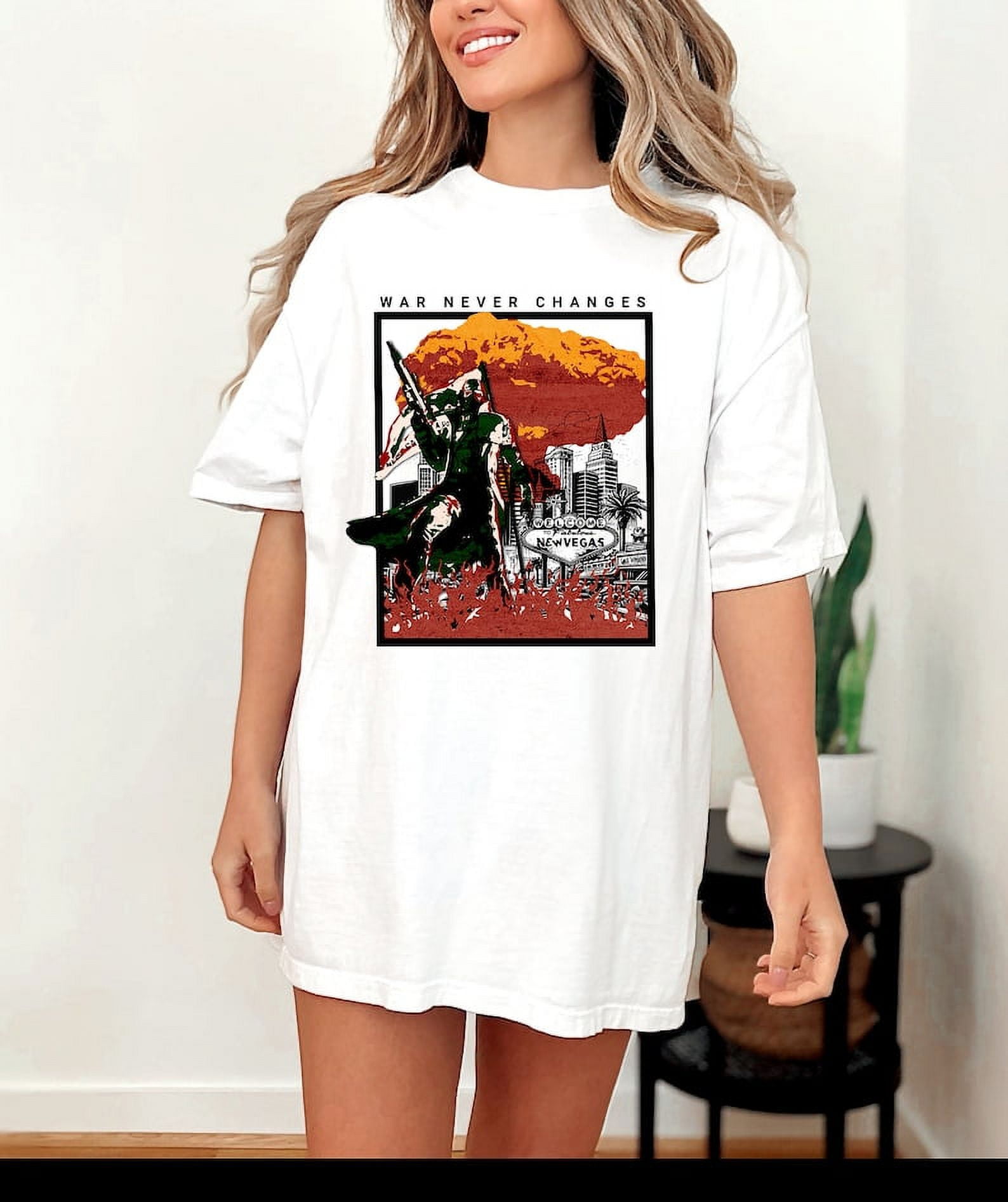 Fallout New Vegas Inspired War Never Changes Shirt , Fallout Game ...