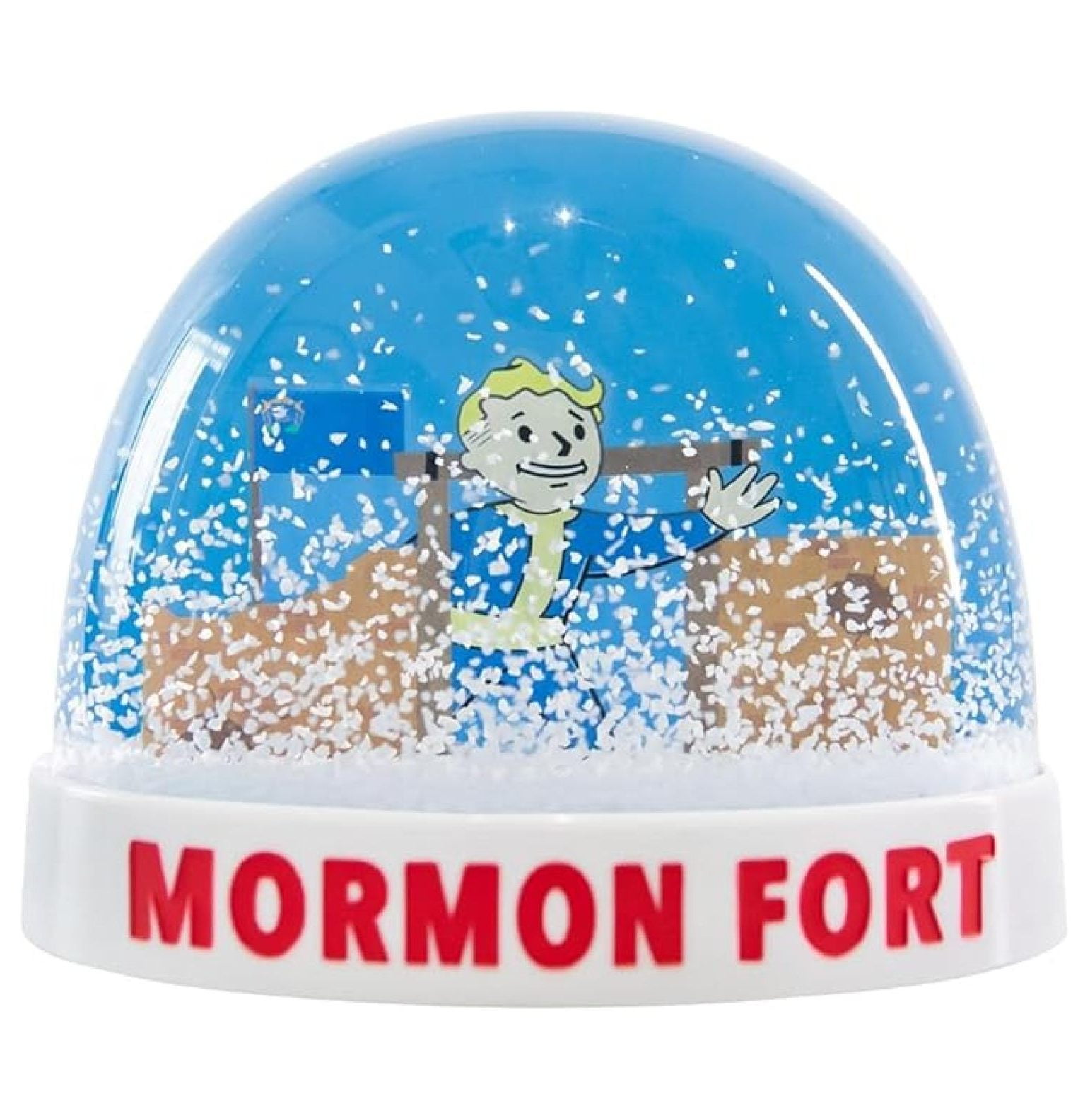 Fallout New Vegas Snow Globe - Mormon Fort Collectible | 2.87 Inch ...