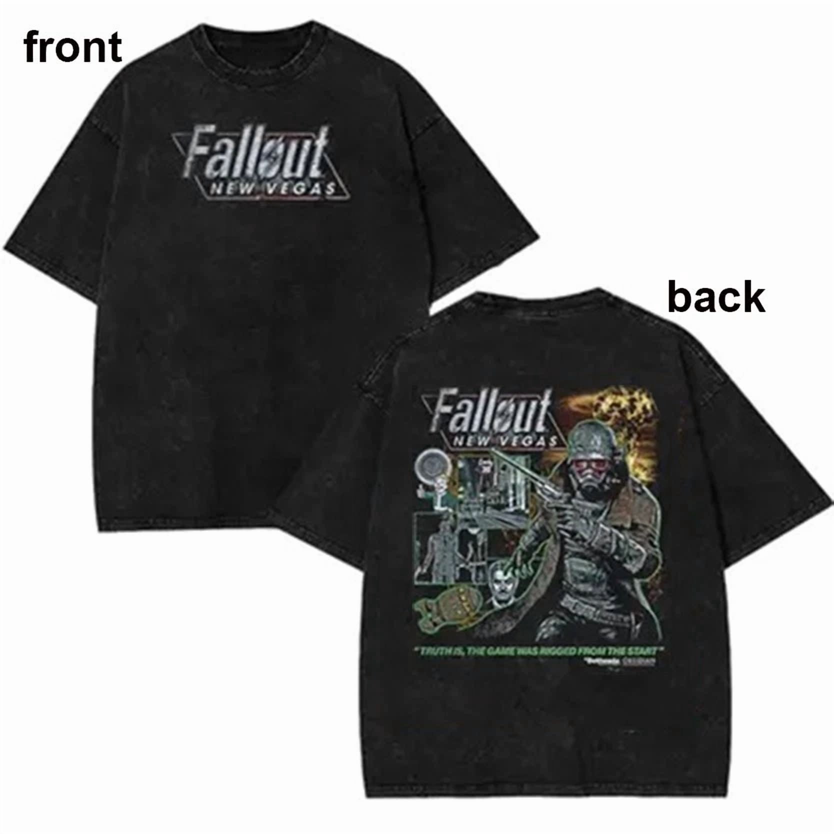 Fallout New Vegas The Courier Wasteland 2025 Black T-Shirt - Walmart.com