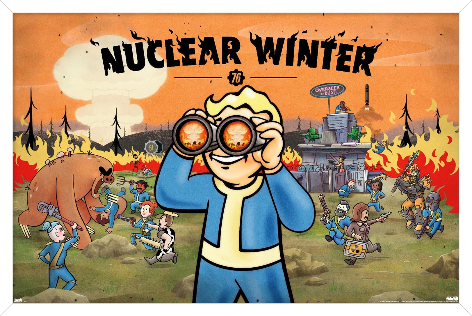 Fallout - Nuclear Winter Wall Poster, 14.725" x 22.375" Framed ...