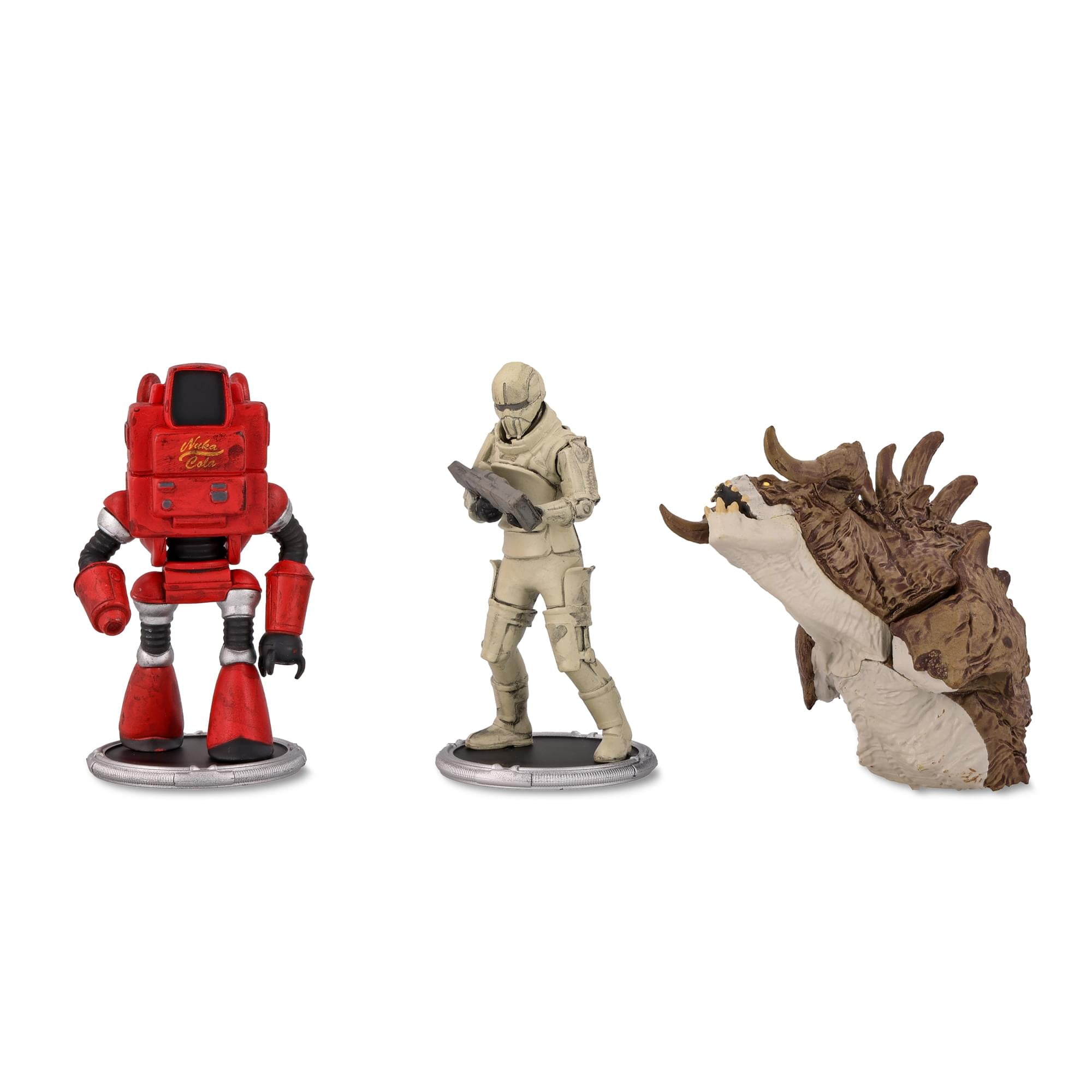 Fallout Nukatron and Synth Mini Figure Set (Build-a-Figure Deathclaw ...