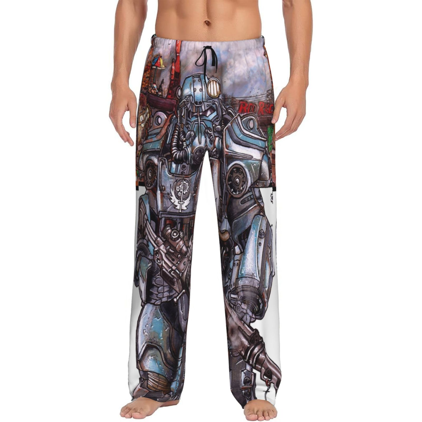 Fallout Pajama Pants Drawstring Elastic Waistband Loungewear Comfy ...