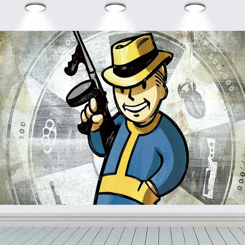 Fallout Party Supplies Backdrop Banner Poster Birthday Decorations ...