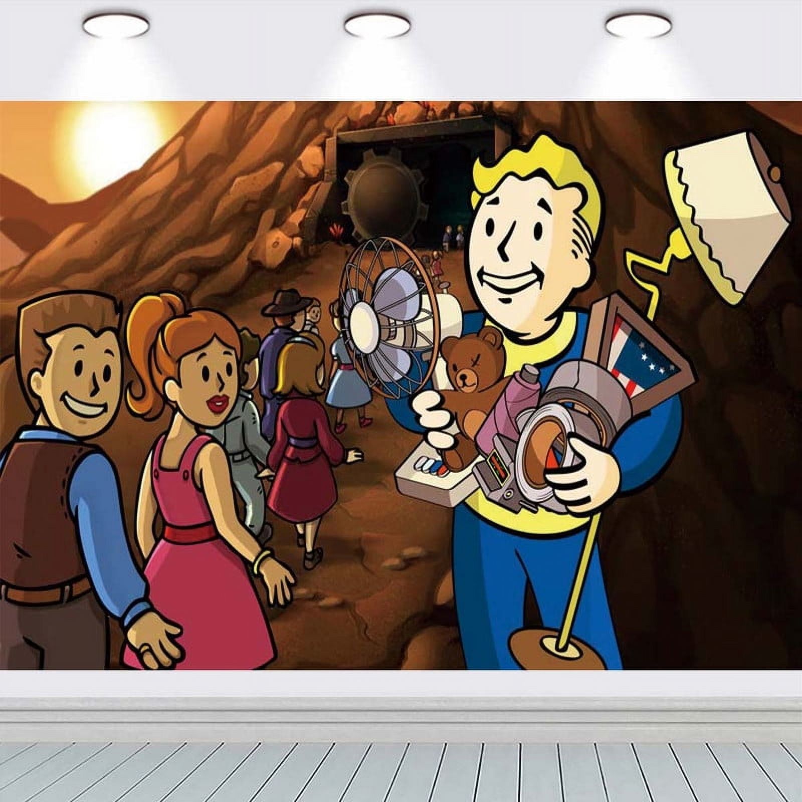 Fallout Party Supplies Backdrop Banner Poster Birthday Decorations ...