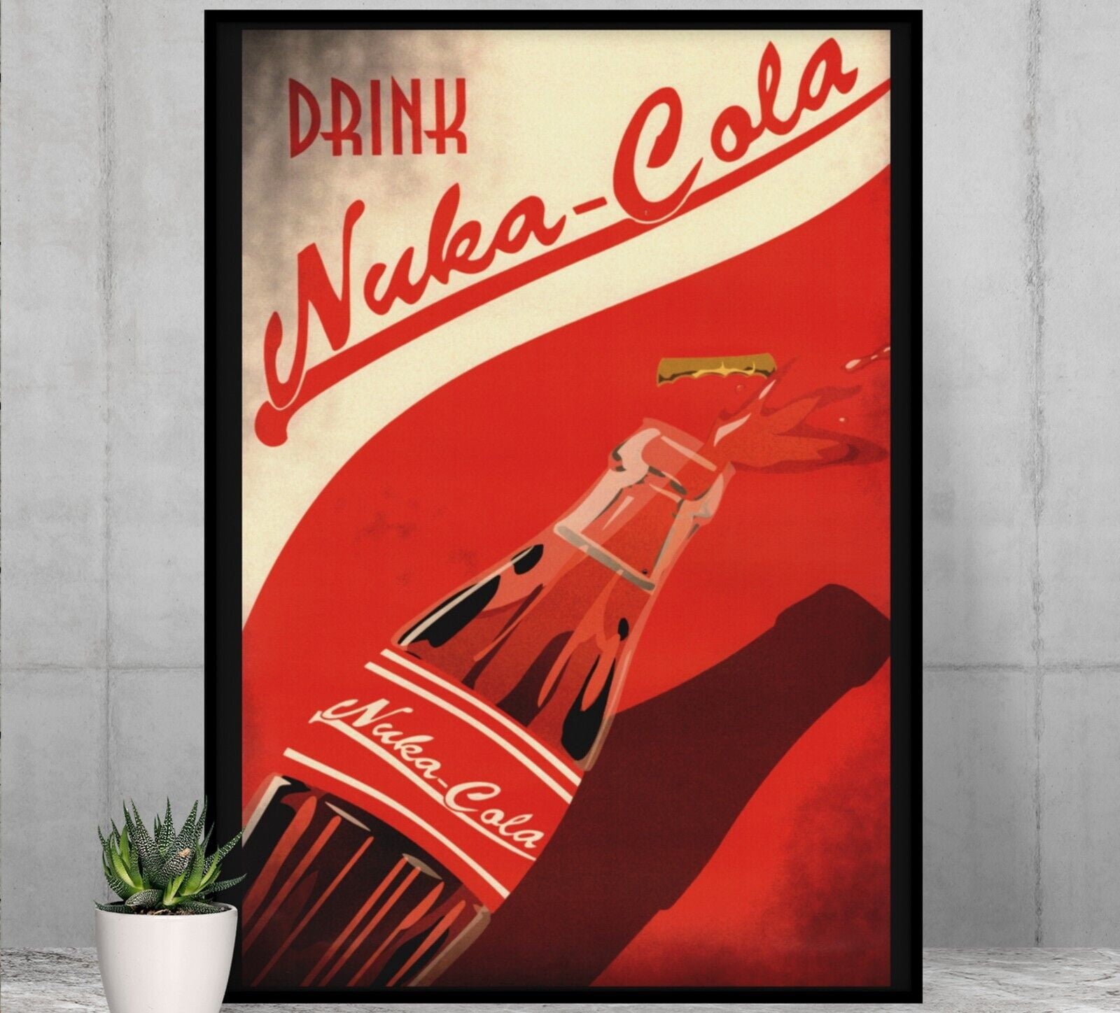 Fallout Poster Drink Nuka Cola Video Game Poster Gaming Fallout ...