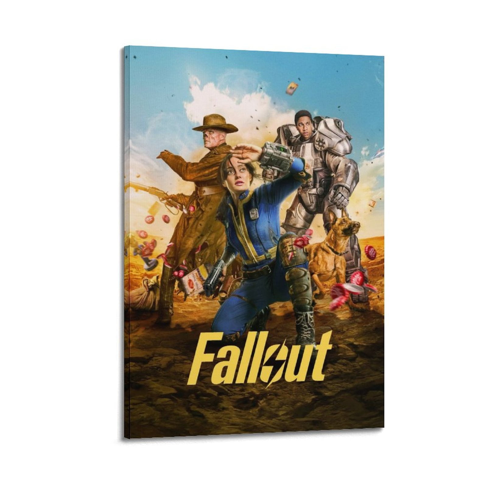 Fallout Poster Wall Art Canvas Aesthetic Music And Movies Decorative ...