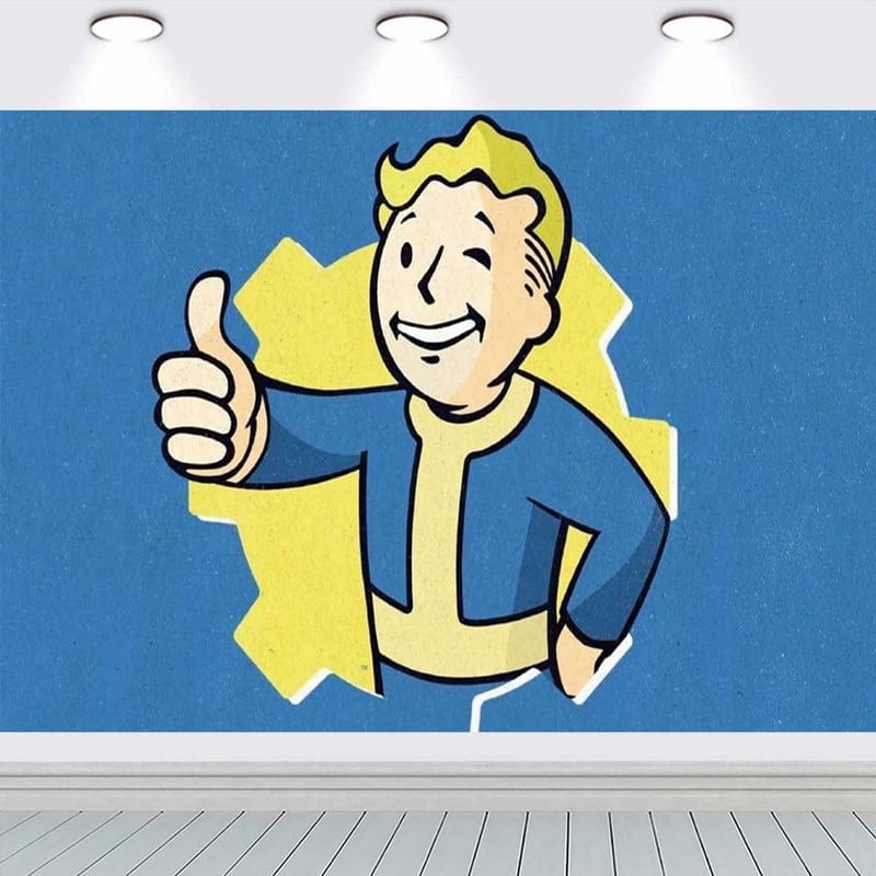 Fallout Poster Wall Decor Birthday Banner Backdrop Background Party ...