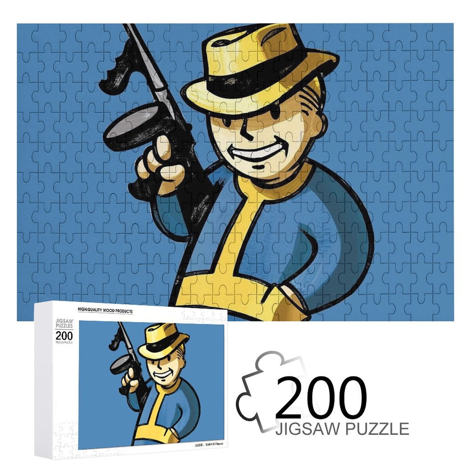 Fallout Puzzle For Adults & Kids - 200 PCS Jigsaw Puzzle For Boys Girls ...