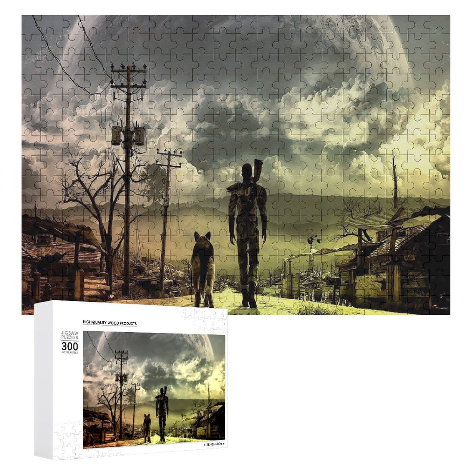 Fallout Puzzle For Adults & Kids - 300 PCS Jigsaw Puzzle For Boys Girls ...