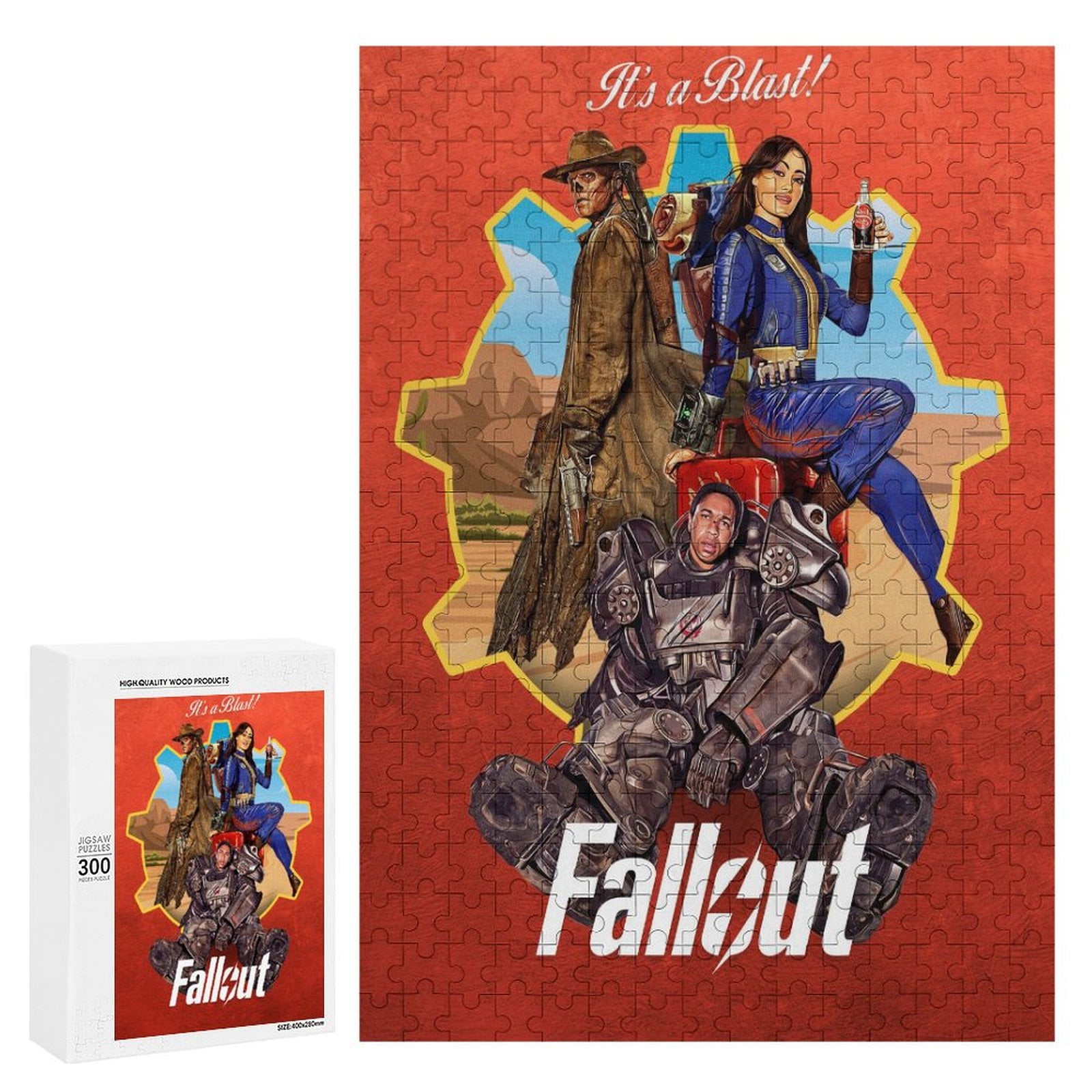 Fallout Puzzle For Adults & Kids - 300 PCS Jigsaw Puzzle For Boys Girls ...