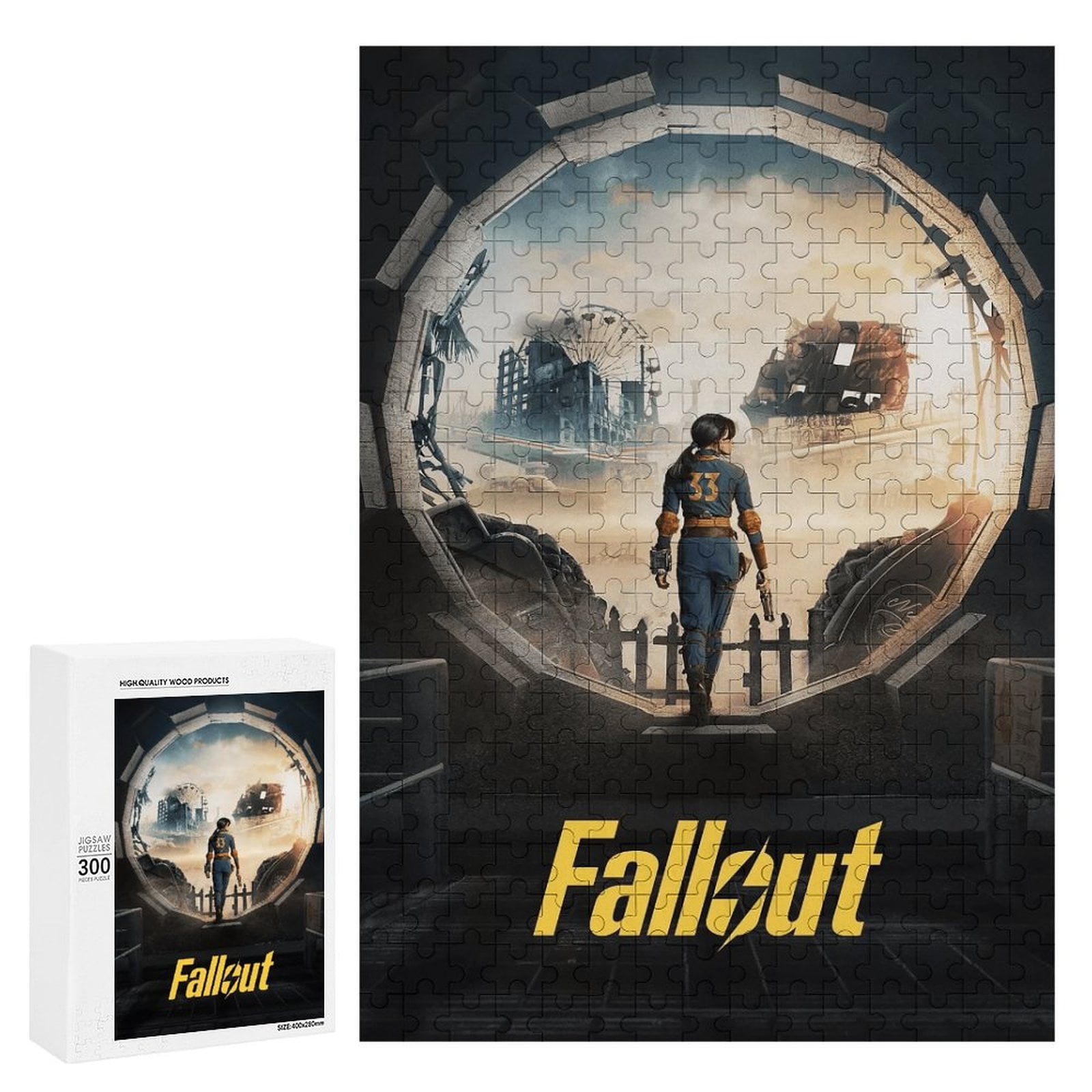 Fallout Puzzle For Adults & Kids - 300 PCS Jigsaw Puzzle For Boys Girls ...
