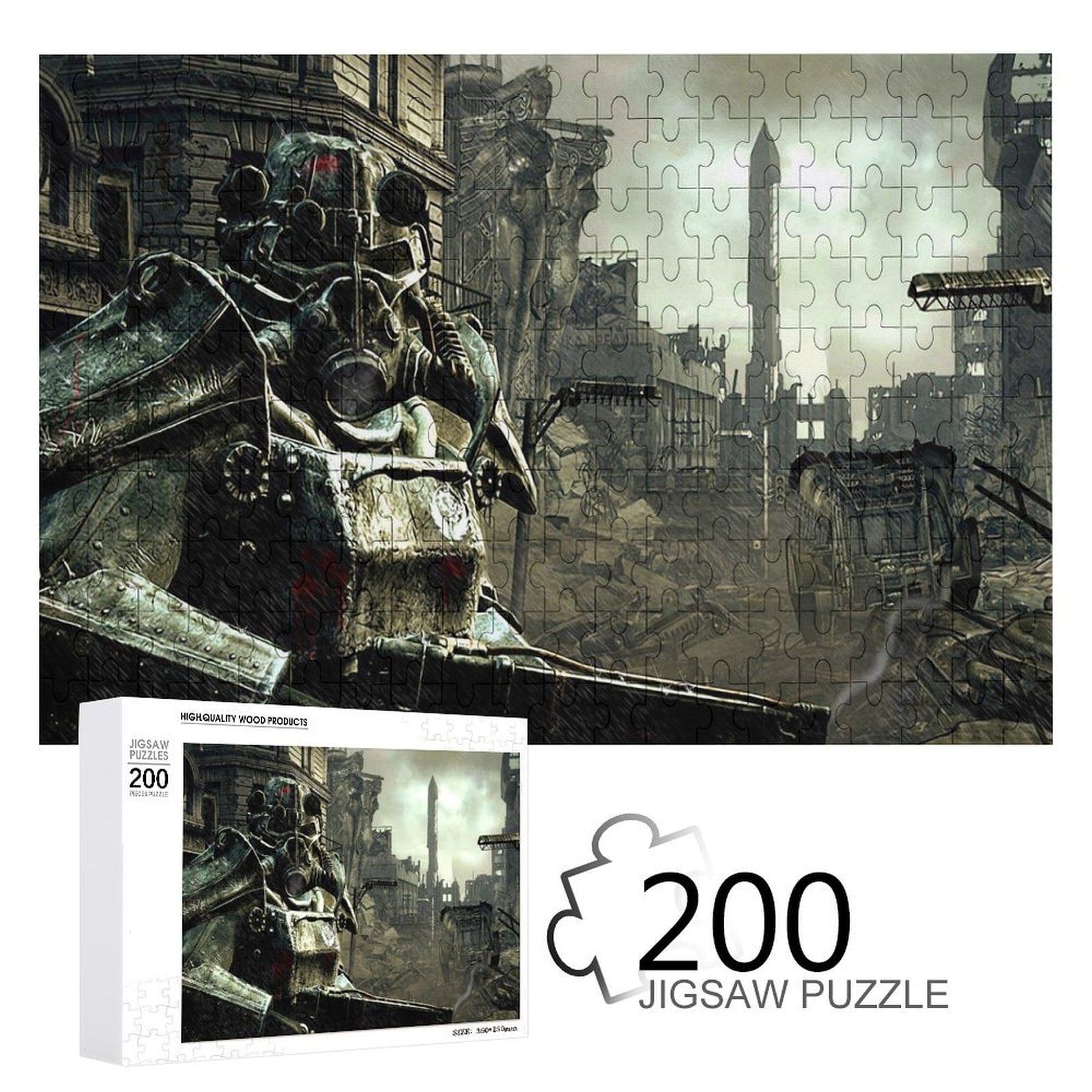 Fallout Puzzle For Boys Girls Puzzle Enthusiasts, 200 Piece Jigsaw ...