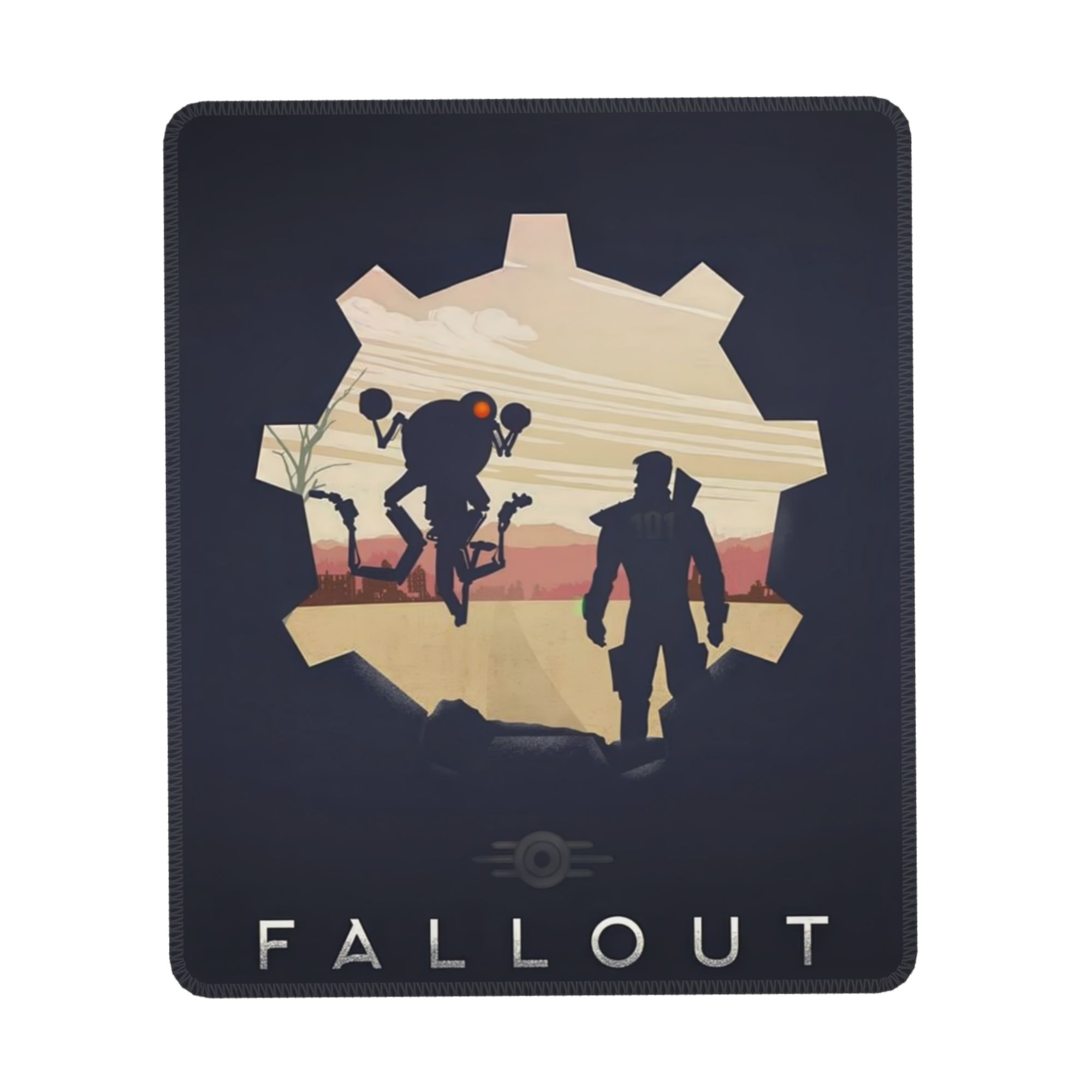 Fallout Rubber Lock Edge Mouse Pad (Vertical) Office Mouse Pad Home ...