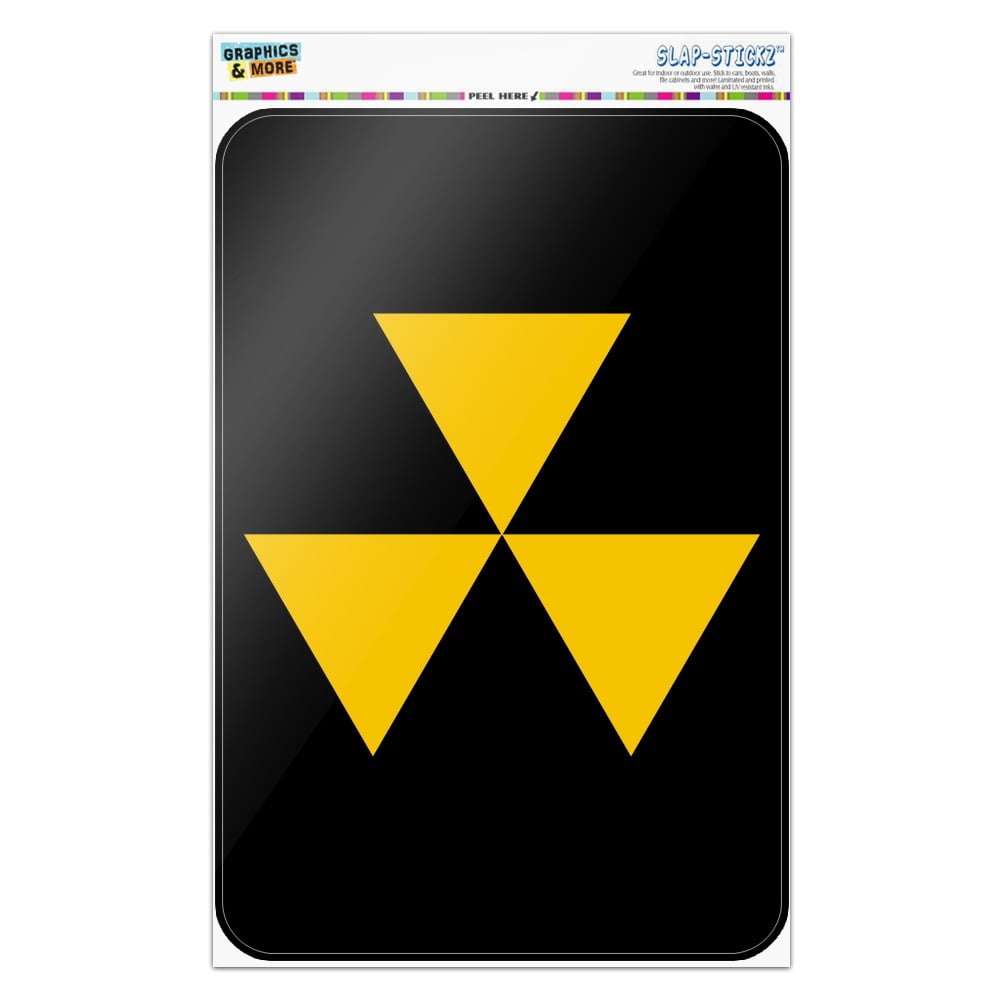 Fallout Shelter Civil Defense Symbol Radioactive Radiation Safe Zone ...