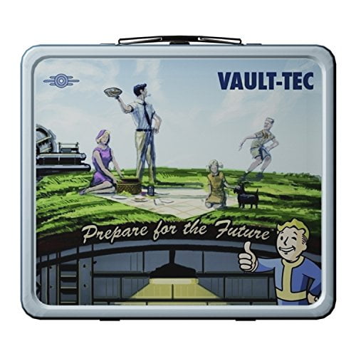 Fallout Shelter Vault-Tec Prop Replica Tin Tote - Walmart.com