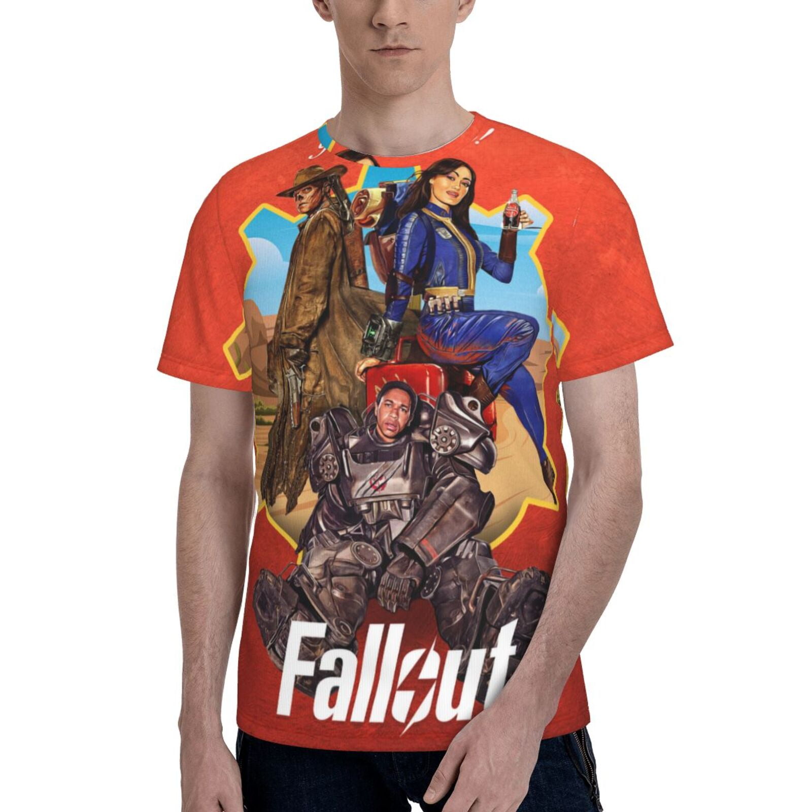 Fallout T-Shirts 3d Printed Short Sleeve Tee Shirt For Men - Walmart.com