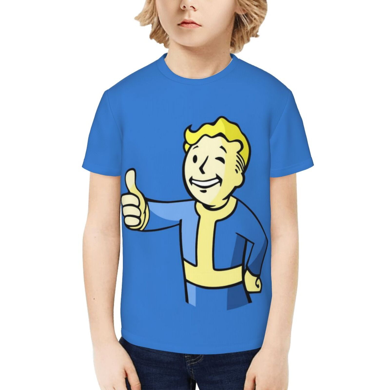 Fallout T-Shirts Summer Short Sleeved Shirt For Boys Girls Kids Casual ...