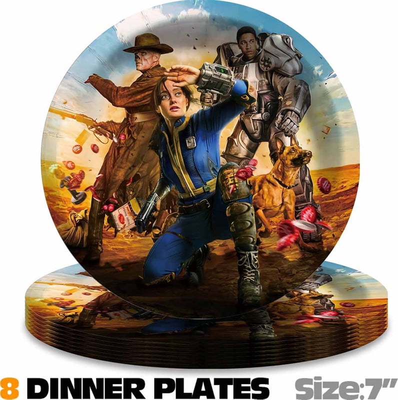 Fallout TV Plates Party Supplies Birthday Decorations Tableware ...