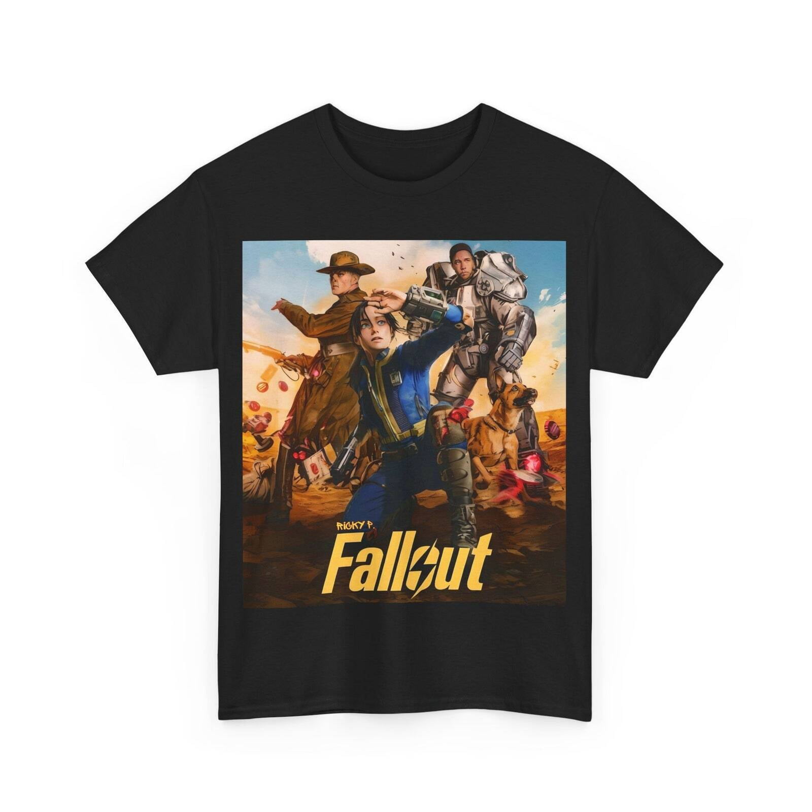 Fallout TV Series T shirt Fitted Unisex Heavy Cotton Tee - Walmart.com