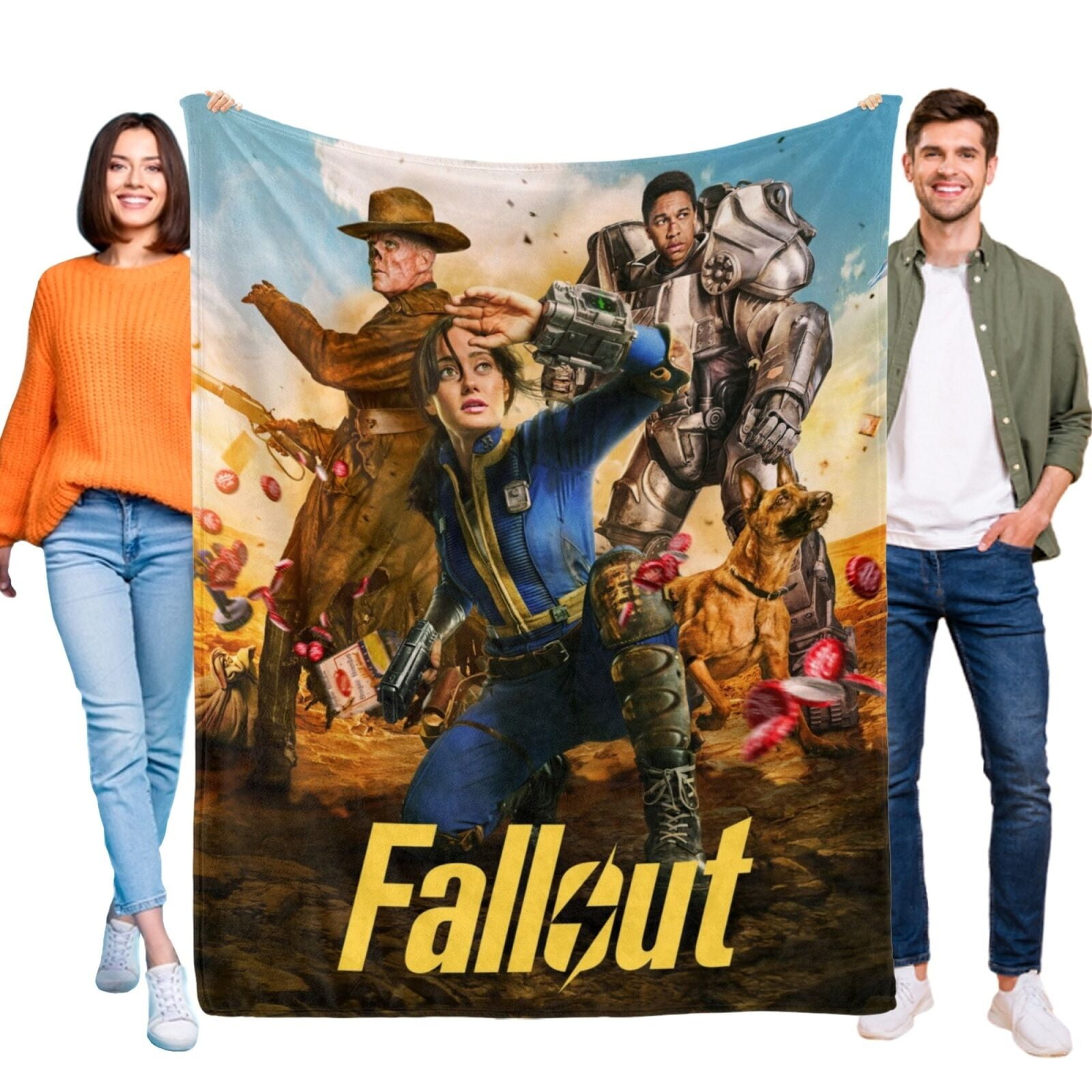 Fallout TV Show Blanket Flannel Soft Sofa Bed Throw For Sofa Couch ...