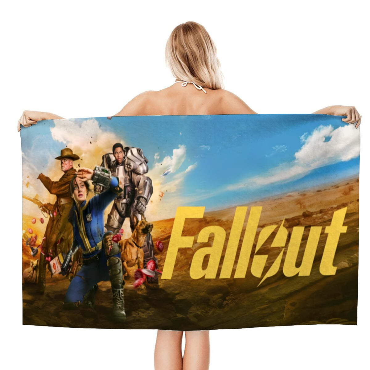Fallout TV Show Gifts Beach Towel for Women Girl Birthday Inspired Fan ...
