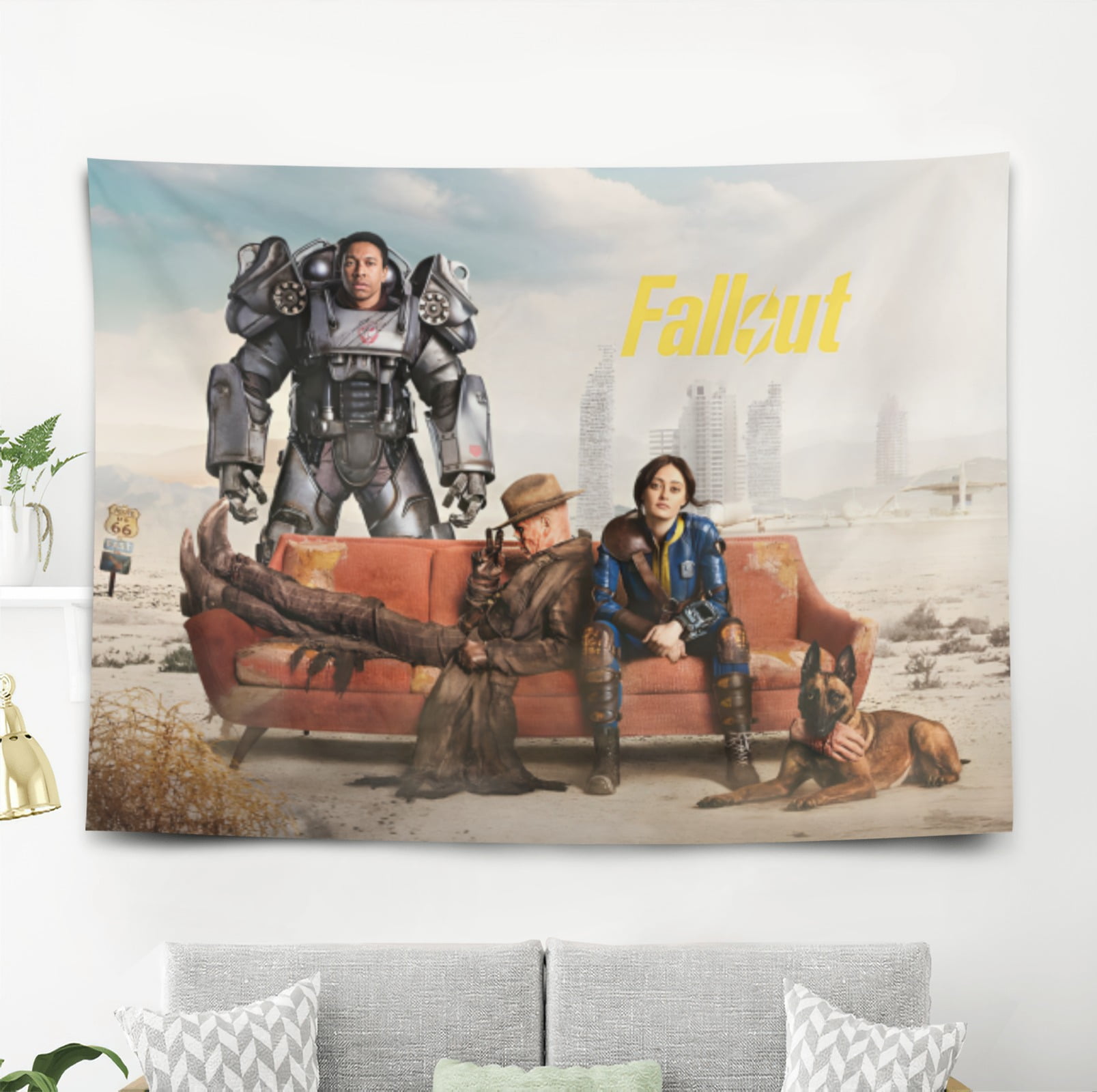Fallout TV Show Tapestry Gift Wall Hanging Backdrop for Room Bedroom ...