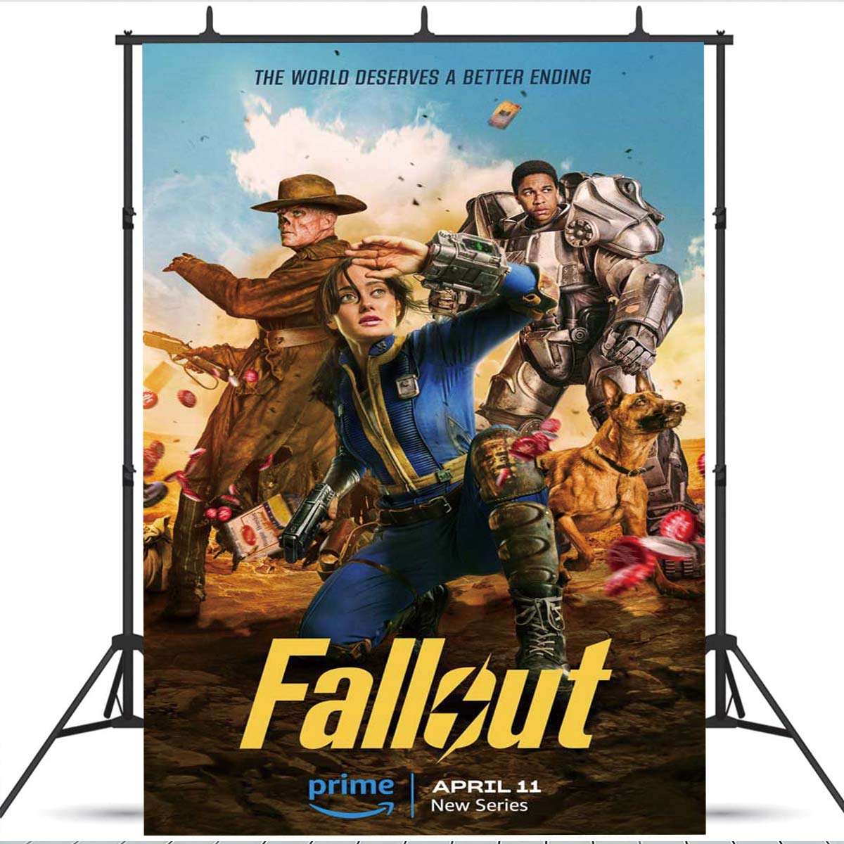 Fallout TV school Poster Wall Decor Birthday Banner Backdrop Background ...