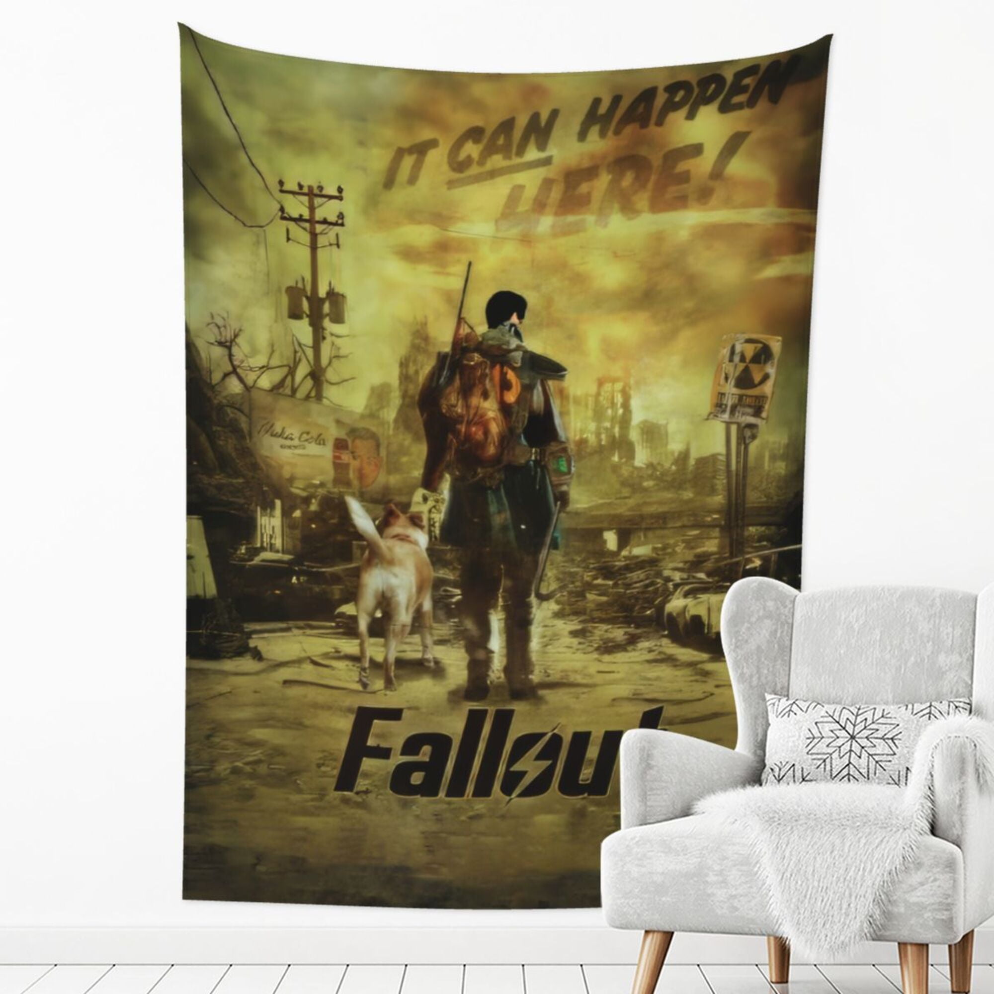 Fallout Tapestry Aesthetic Cute Room Decor Tapestry Birthday ...