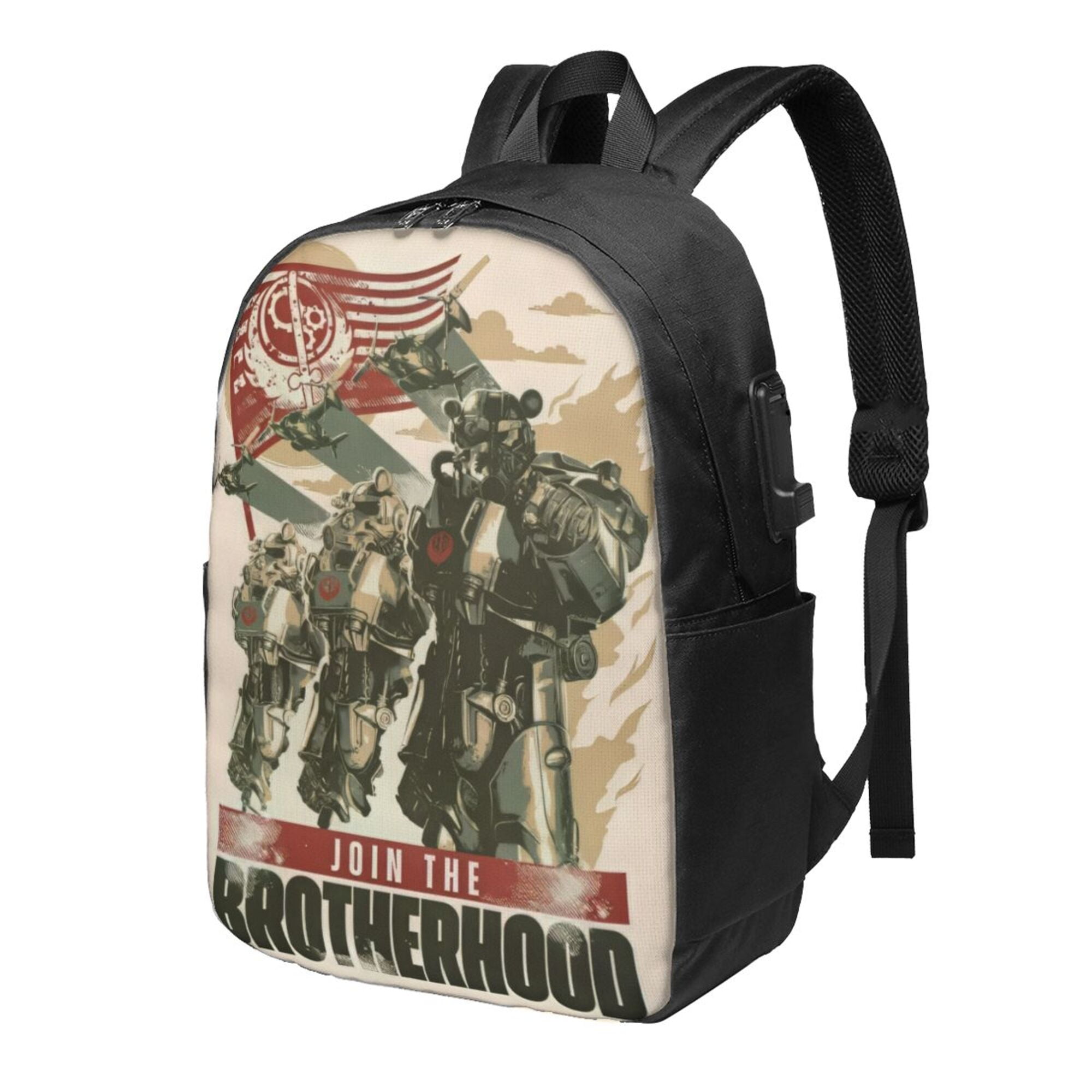 Fallout Travel Laptop Backpack for Adult Kids, 17 Inch Student Backpack ...