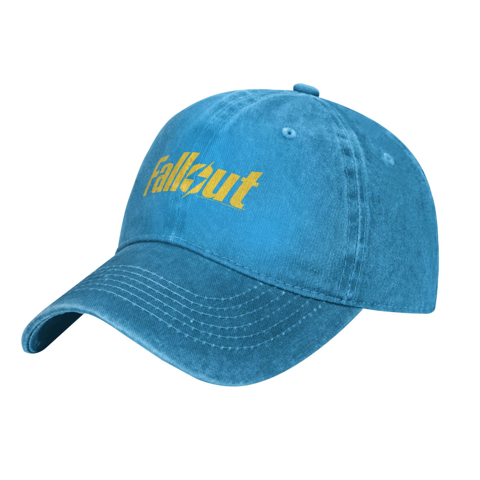 Fallout-Tv Series Yellow Lightning Logo Gifts Cowboy Hat Baseball Hats ...