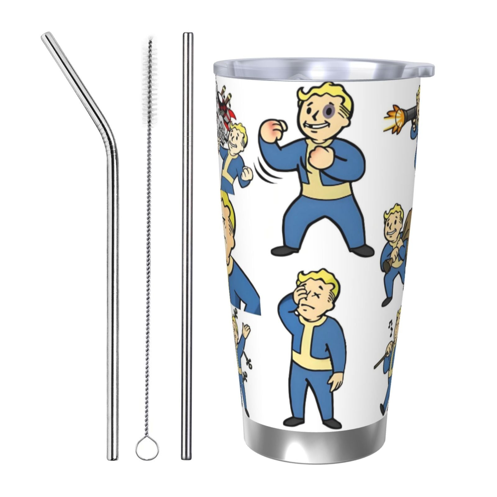 Fallout Vault Boy 20 oz stainless steel car coffee mug, surprise gift ...