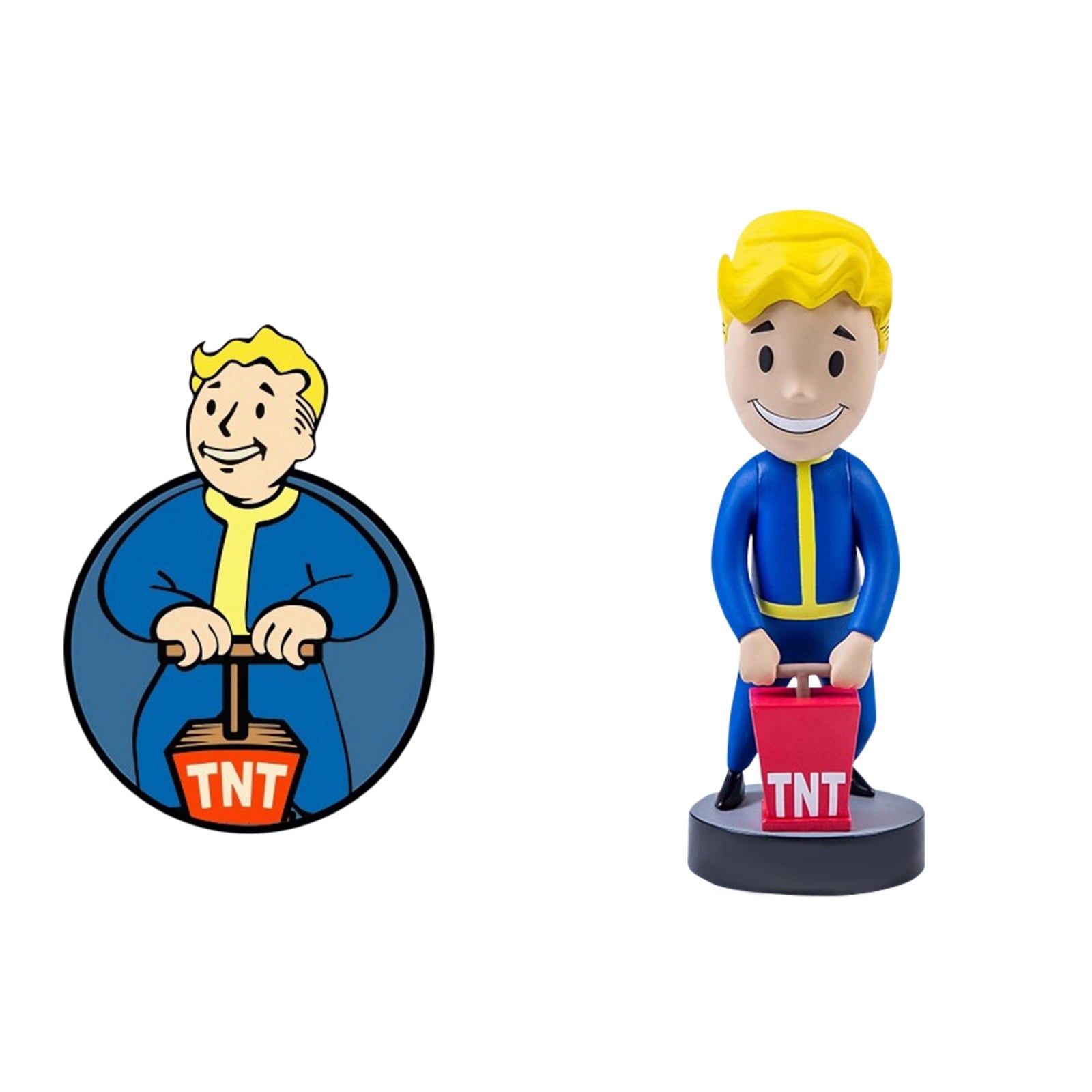 Fallout Vault Boy Figure Toys, 5.9" Fallout Vault Boy Bobblehead Figure ...