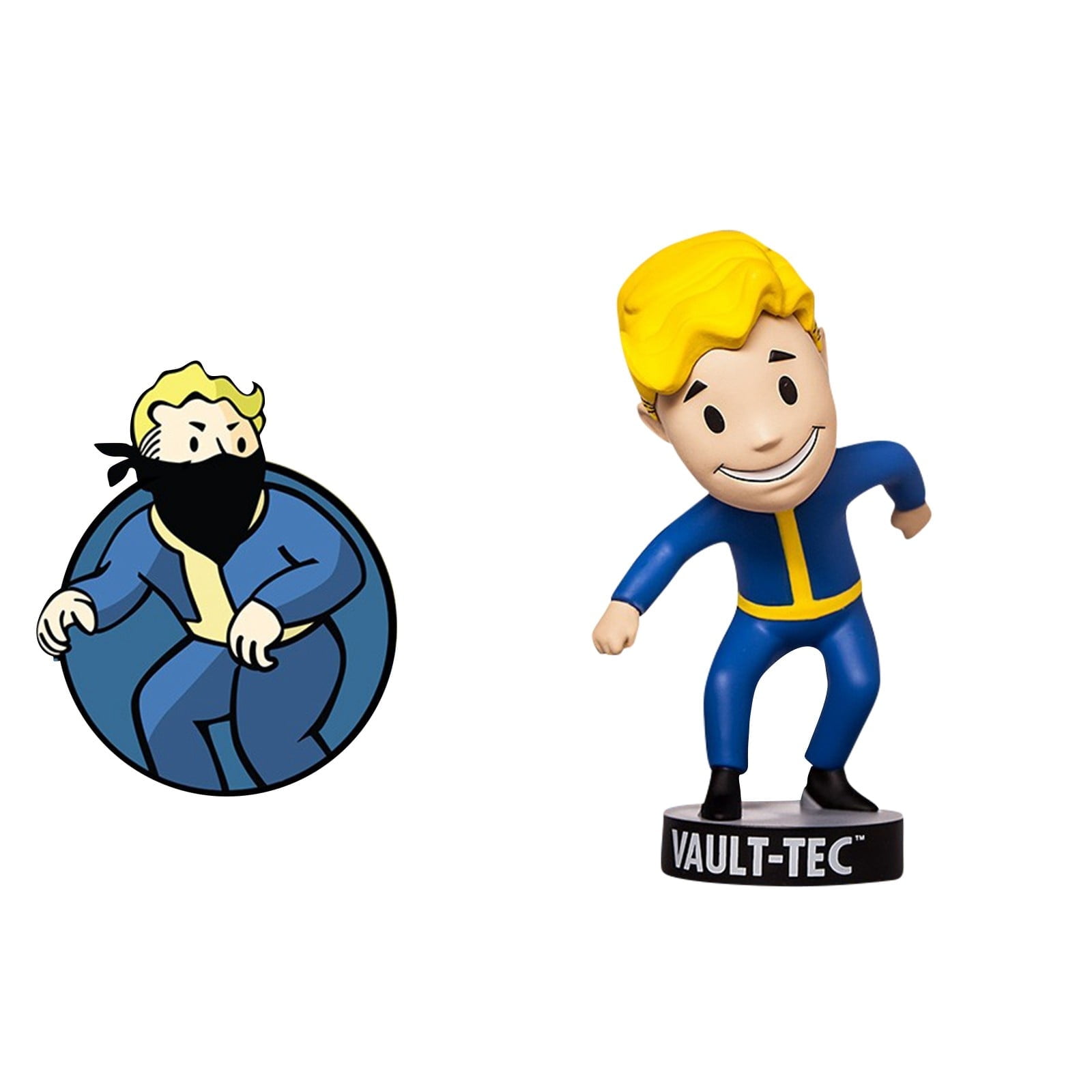 Fallout Vault Boy Figures Decorative Ornaments, Shelter Mascot Fallout ...