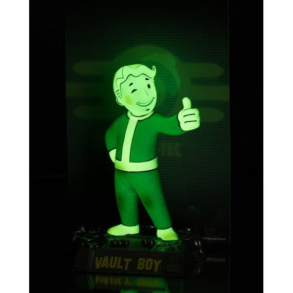 Fallout Vault Boy Glow In The Dark Edition Gold Label 5" Posed Figure ...