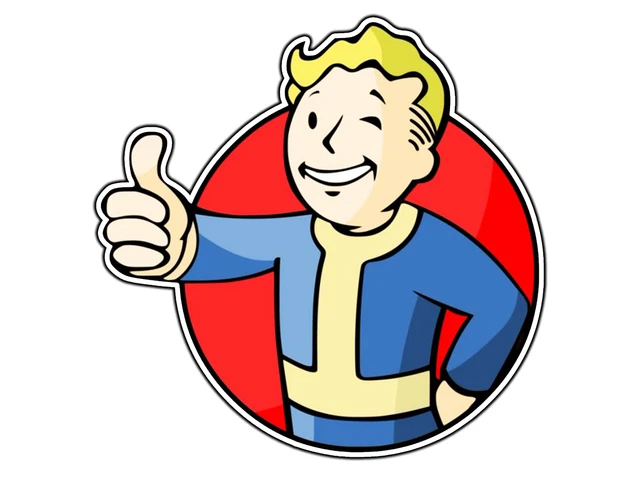 Fallout Vault Boy Logo Waterproof Sticker Phone Decal Water Bottle ...