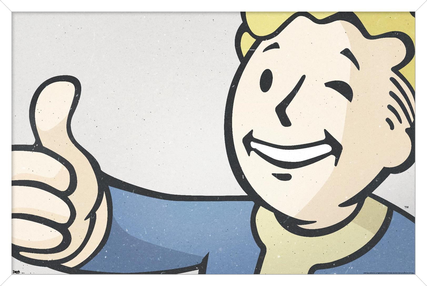 Fallout - Vault Boy - Thumbs Up Close-Up Wall Poster, 22.375" x 34 ...