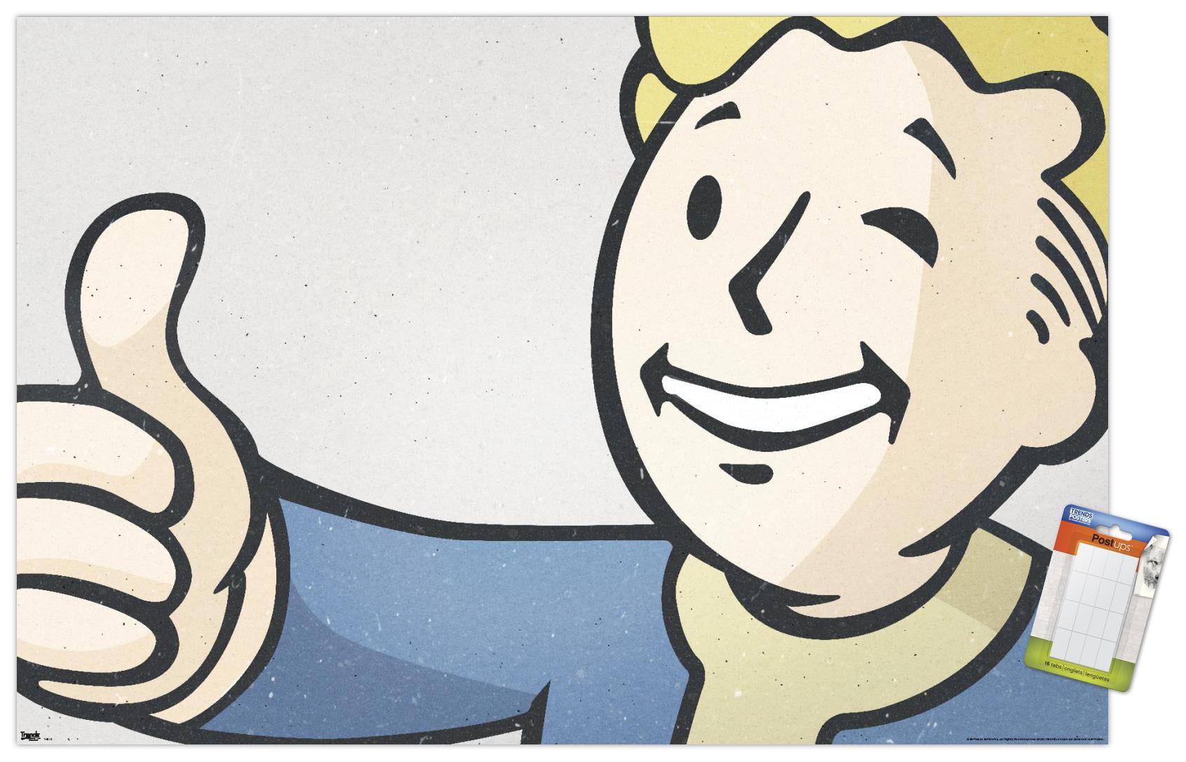 Fallout - Vault Boy - Thumbs Up Close-Up Wall Poster, 22.375" x 34 ...
