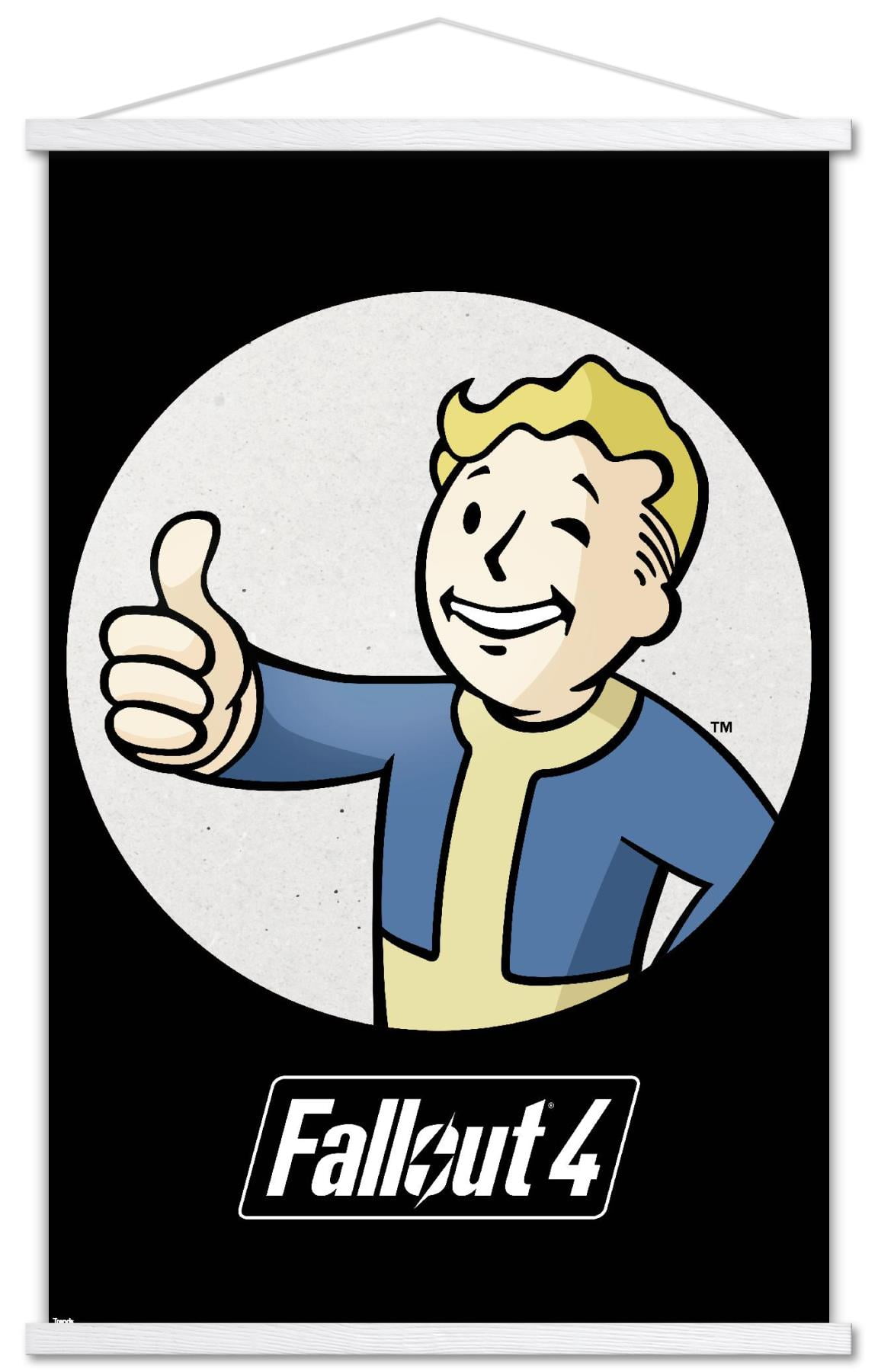 Fallout - Vault Boy - Thumbs Up Wall Poster with Magnetic Frame, 22.375 ...