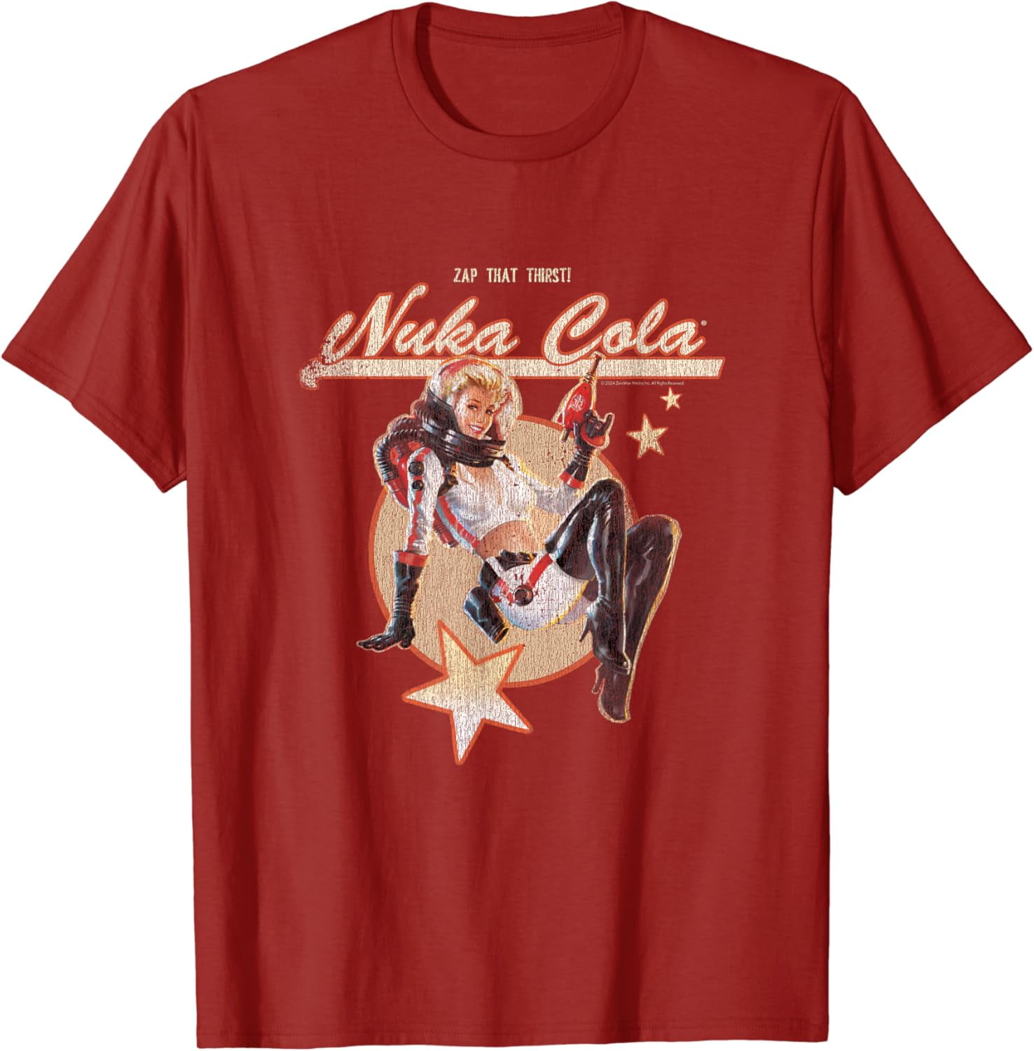 Customer reviews for Fallout Video Game Retro Nuka Cola Ad T-Shirt ...