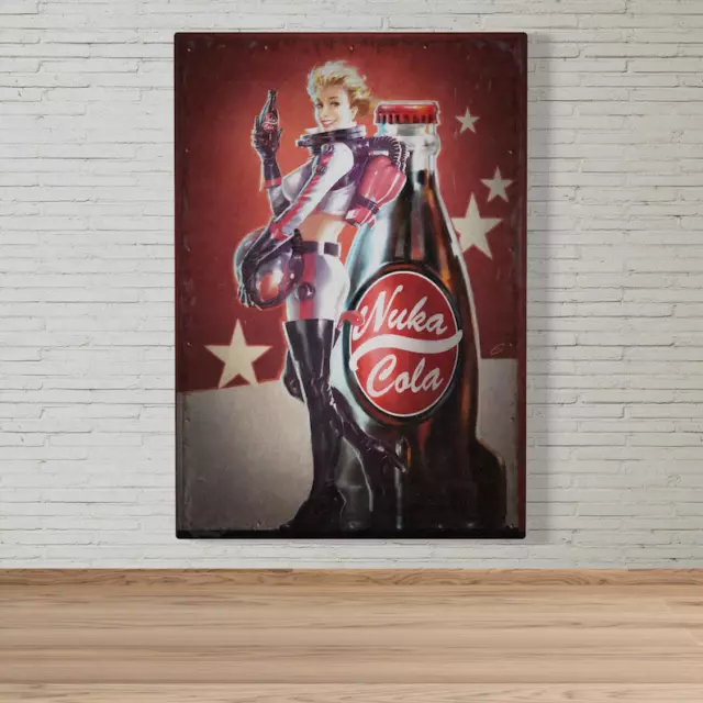 Fallout Wall Art NO FRAMED POSTER, Home Decor, Vintage Art Print ...