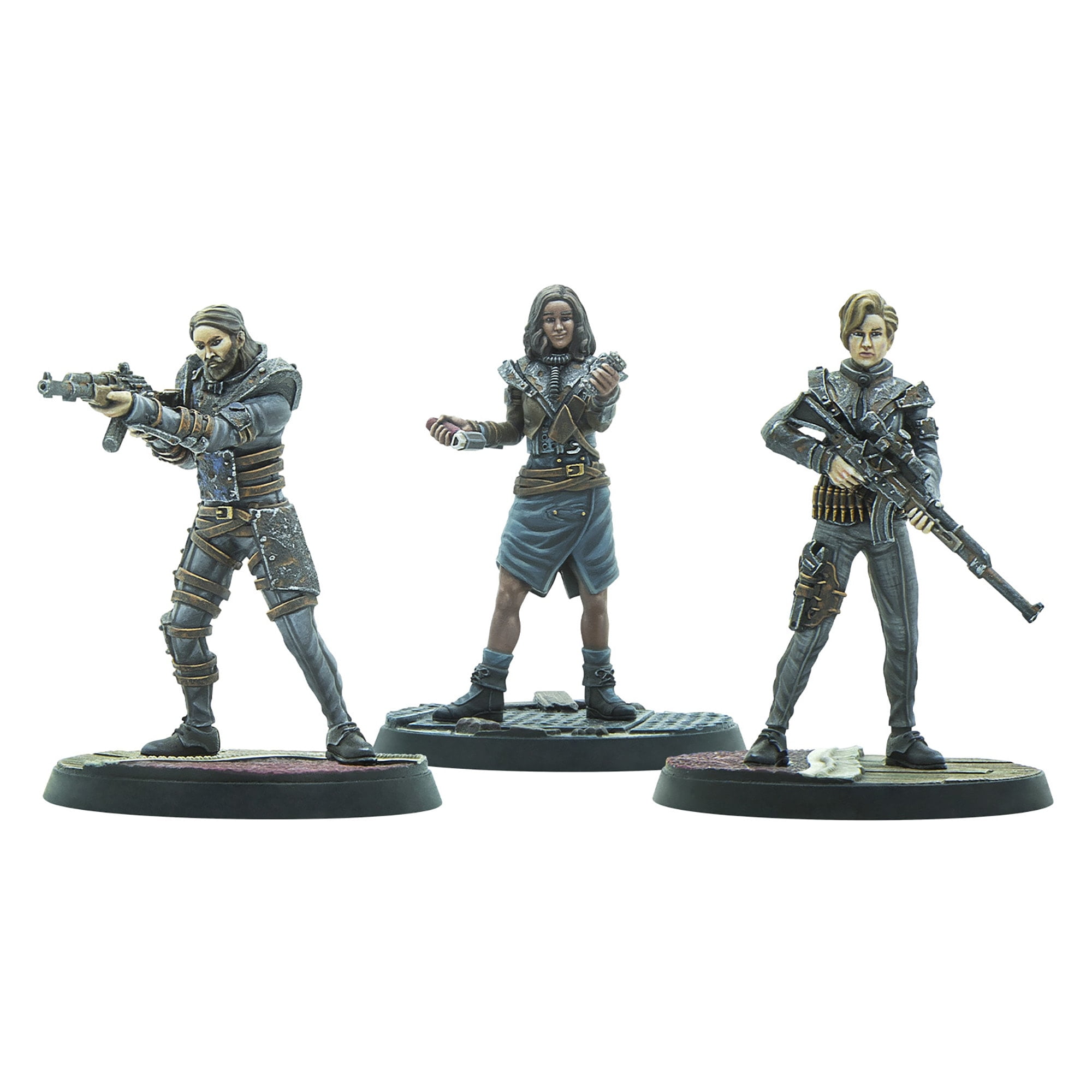 Fallout: Wasteland Warfare Raiders - Operators Bosses 3 Unpainted ...