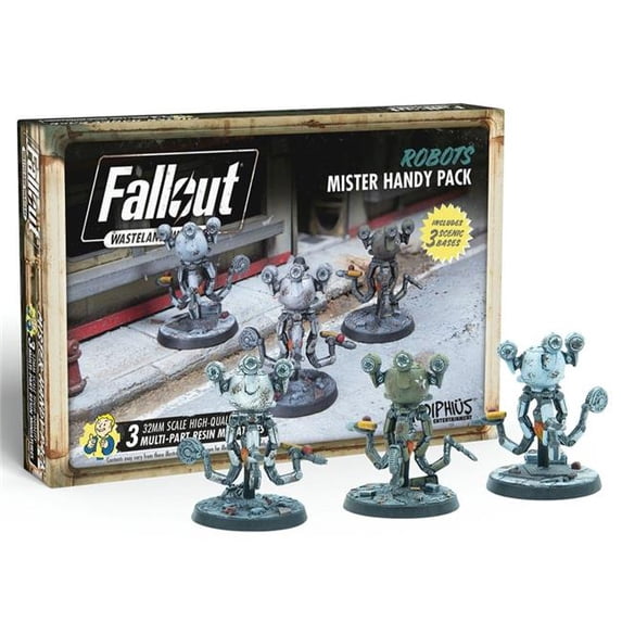 Fallout Wasteland Warfare Robots Mr. Handy Miniatures - Walmart.com