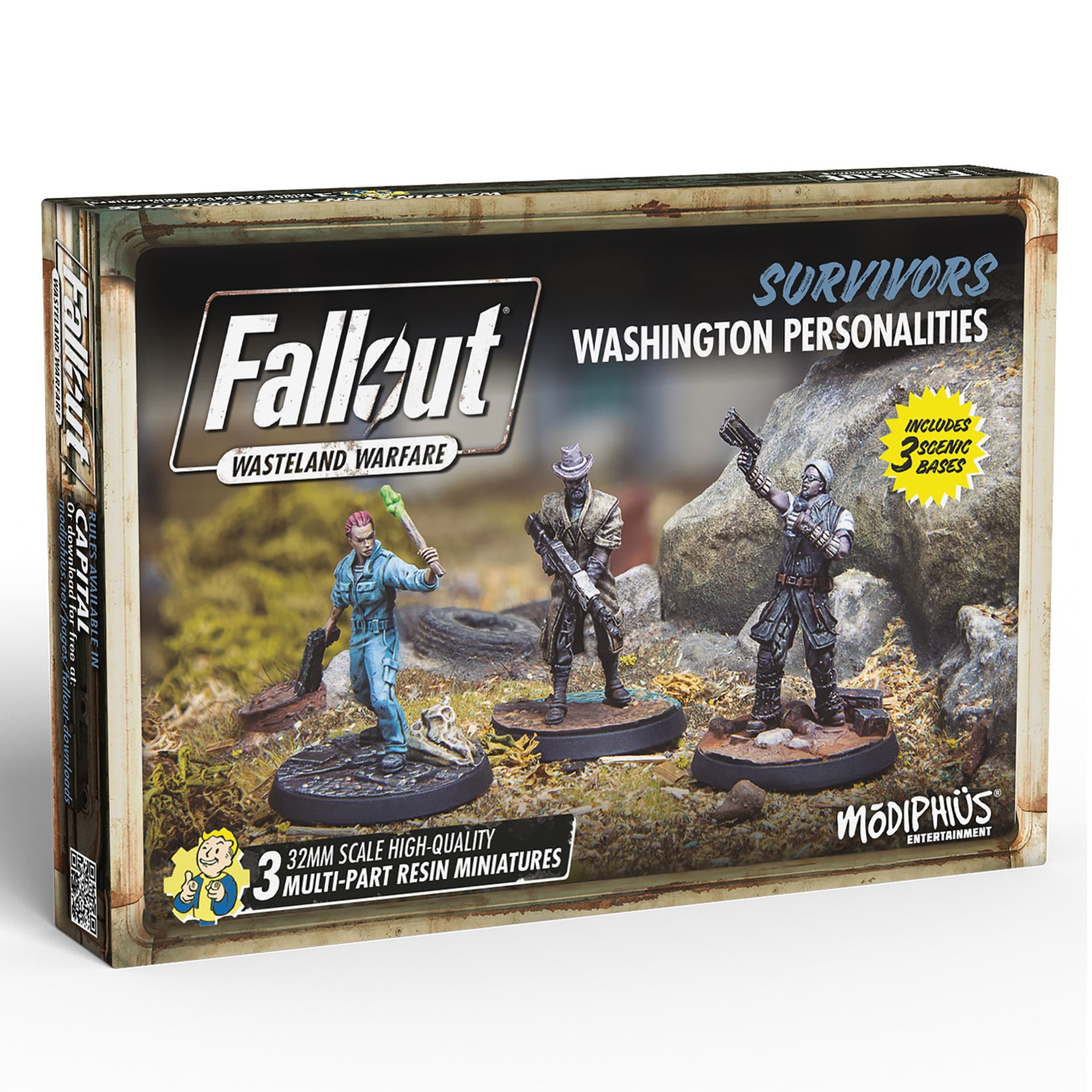 Fallout Wasteland Warfare: Survivors: Washington Personalities - 3 ...