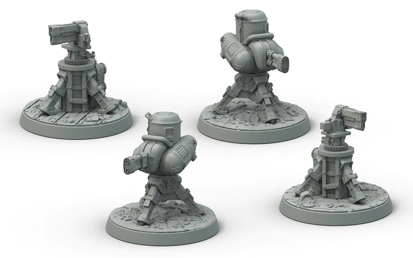 Modiphius Entertainment Terrain Expansion - Turrets New - Walmart.com